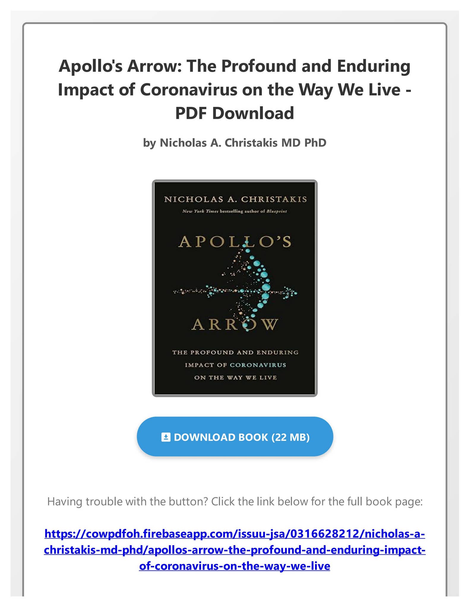 Ebook PDF Apollo's Arrow: The Profound and Enduring Impact of ...