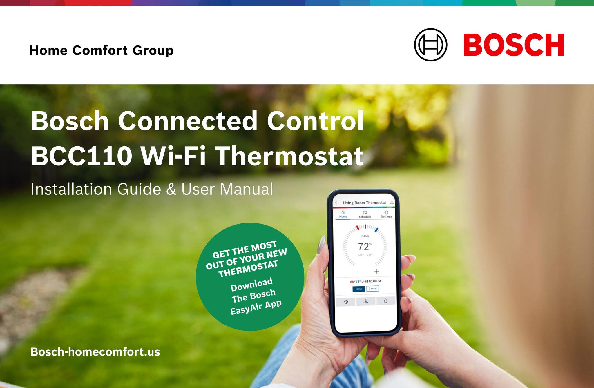 Bosch Connected Control (BCC110 Thermostat) User Guide by Bosch Home ...