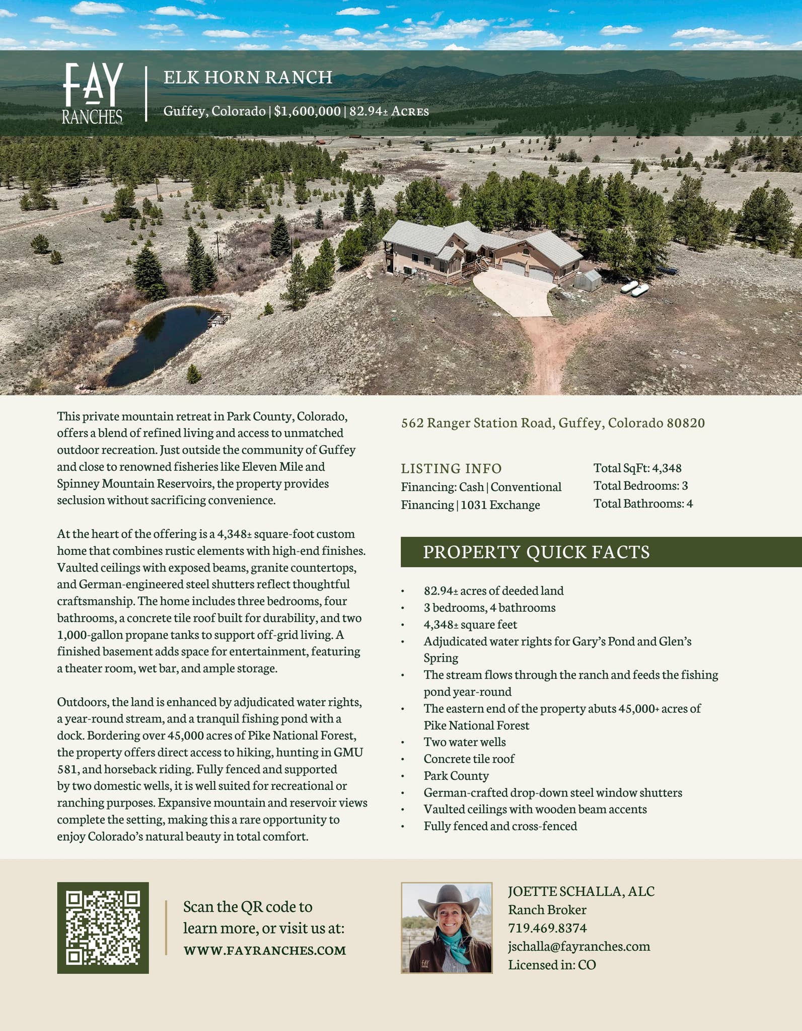 Elk Horn Ranch Facts and Figures One Sheet by Fay Ranches - Issuu
