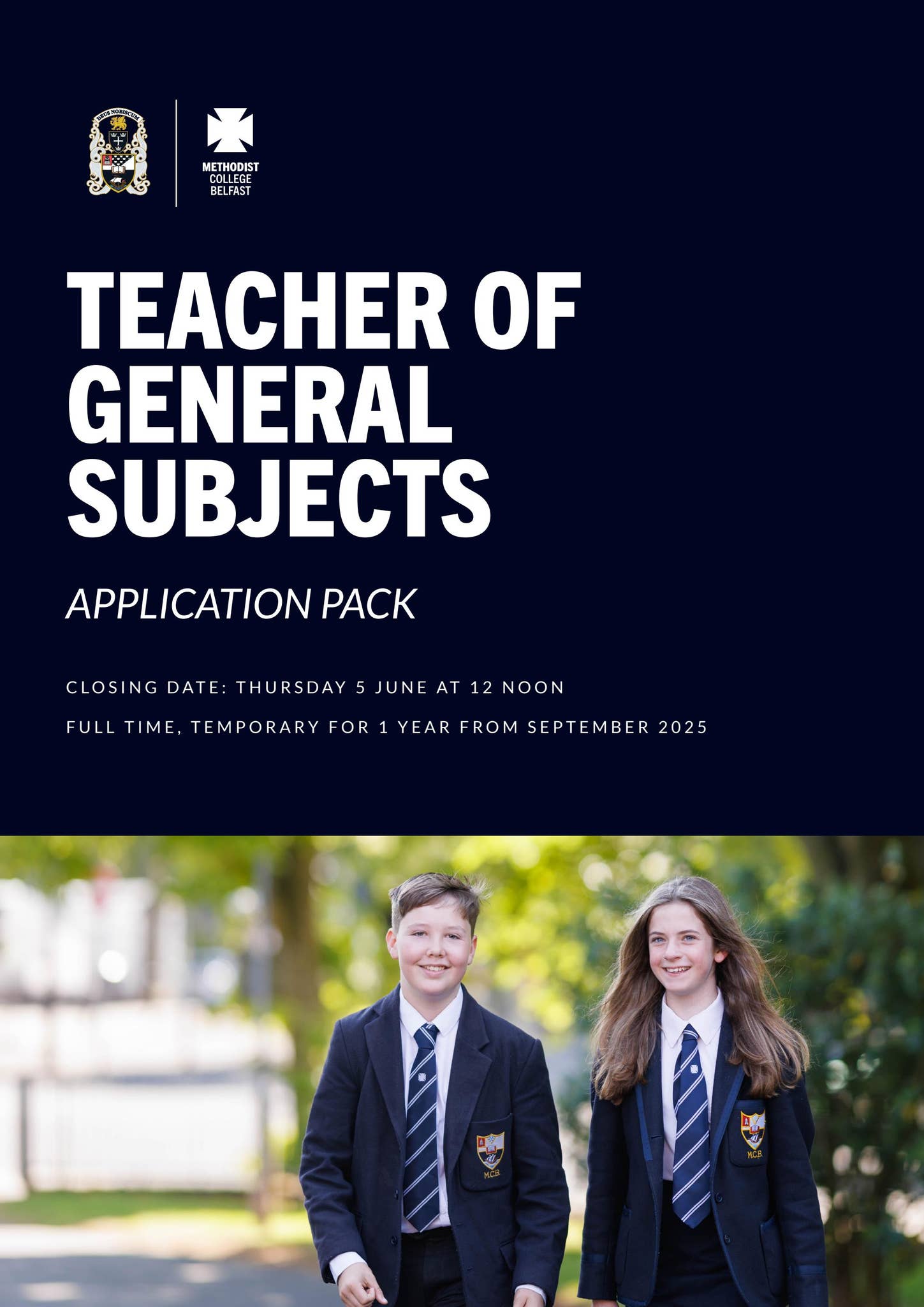 Application Pack - General Subjects Teacher by methody - Issuu