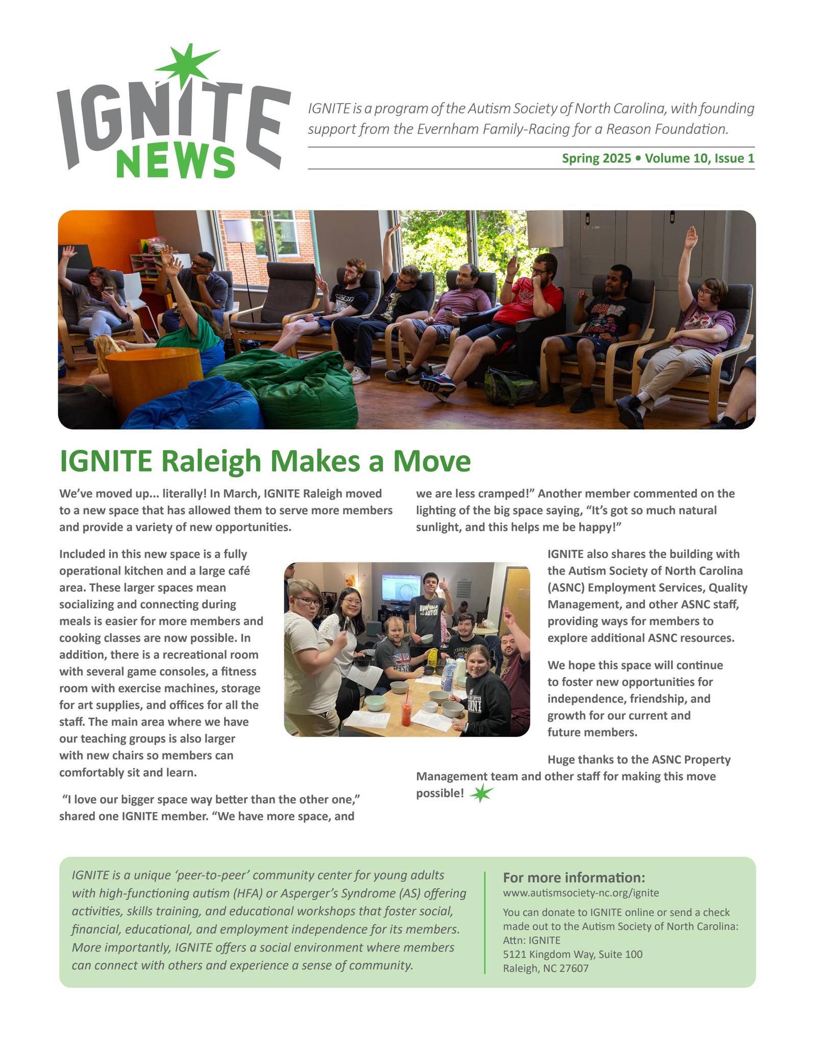 IGNITE Spring/Summer 2025 News by Autism Society of North Carolina - Issuu