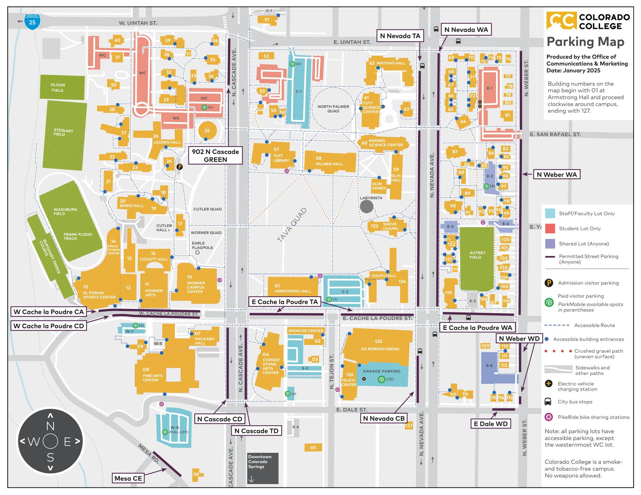 SAF_Parking-Map-Updates by coloradocollege - Issuu