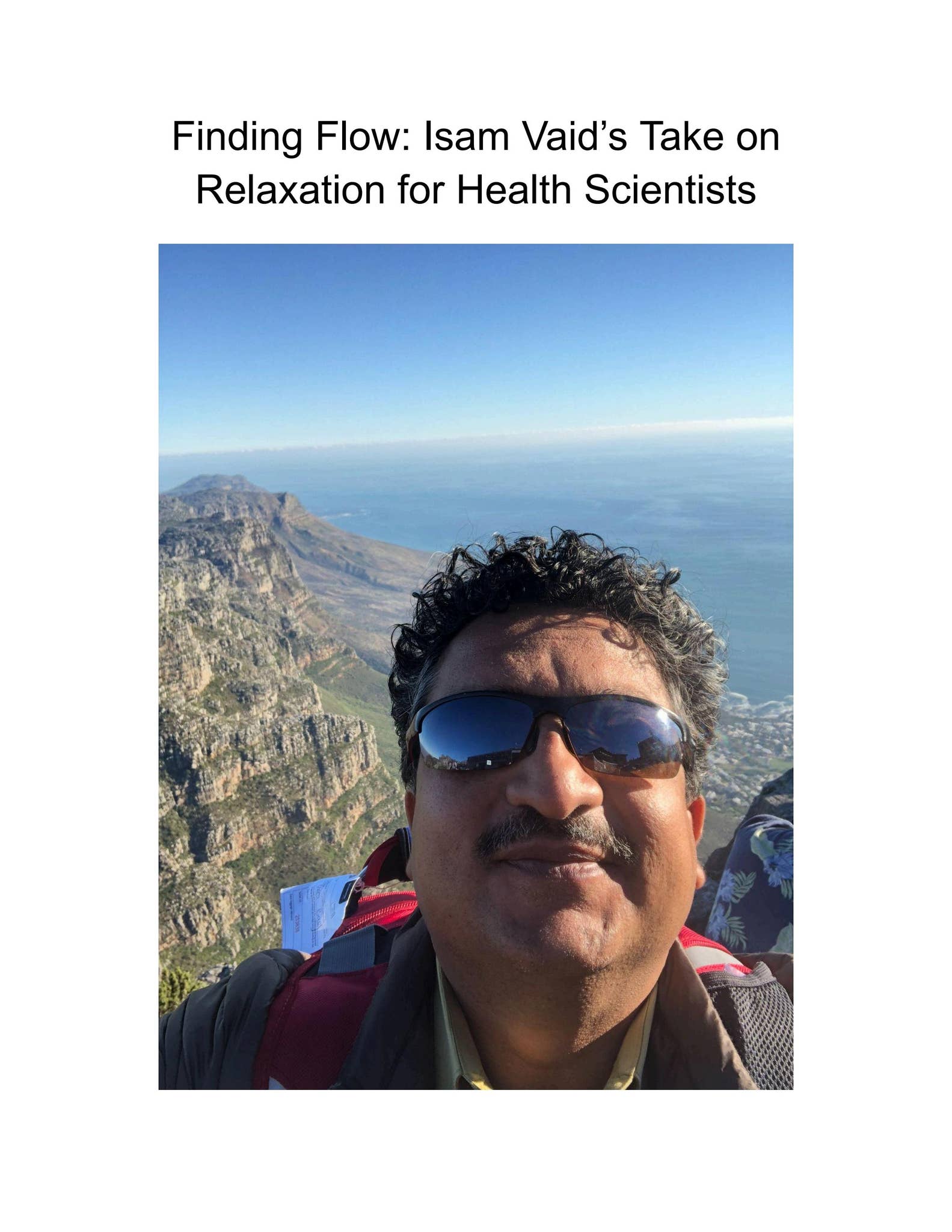 Finding Flow: Isam Vaid’s Take on Relaxation for Health Scientists by ...