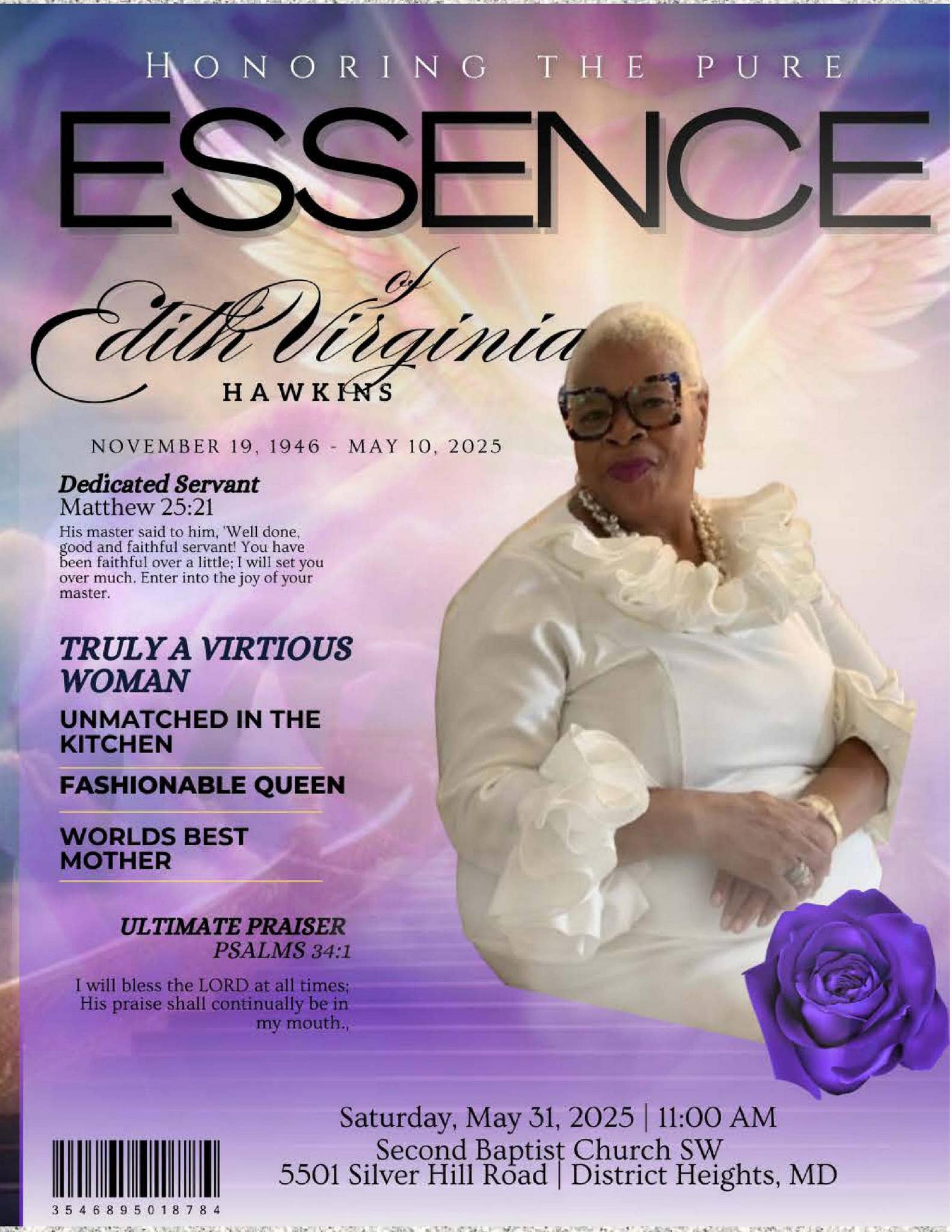 Edith Hawkins Obituary by Church Administrator - Issuu