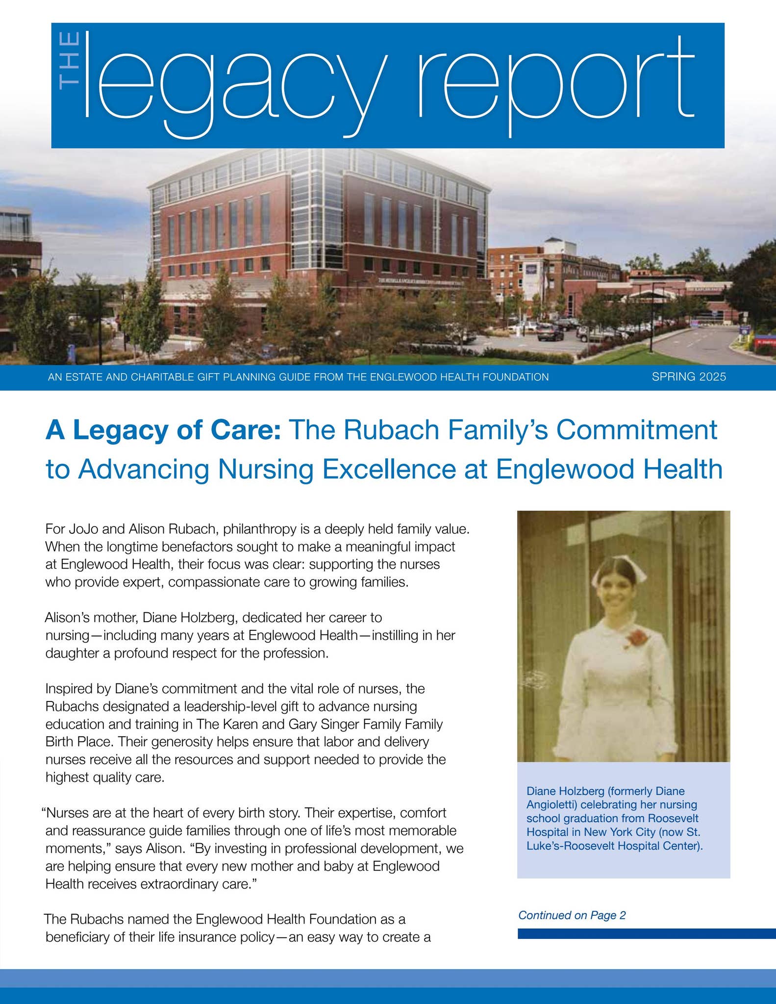 The Legacy Report - Spring 2025 by Englewood Health Foundation - Issuu