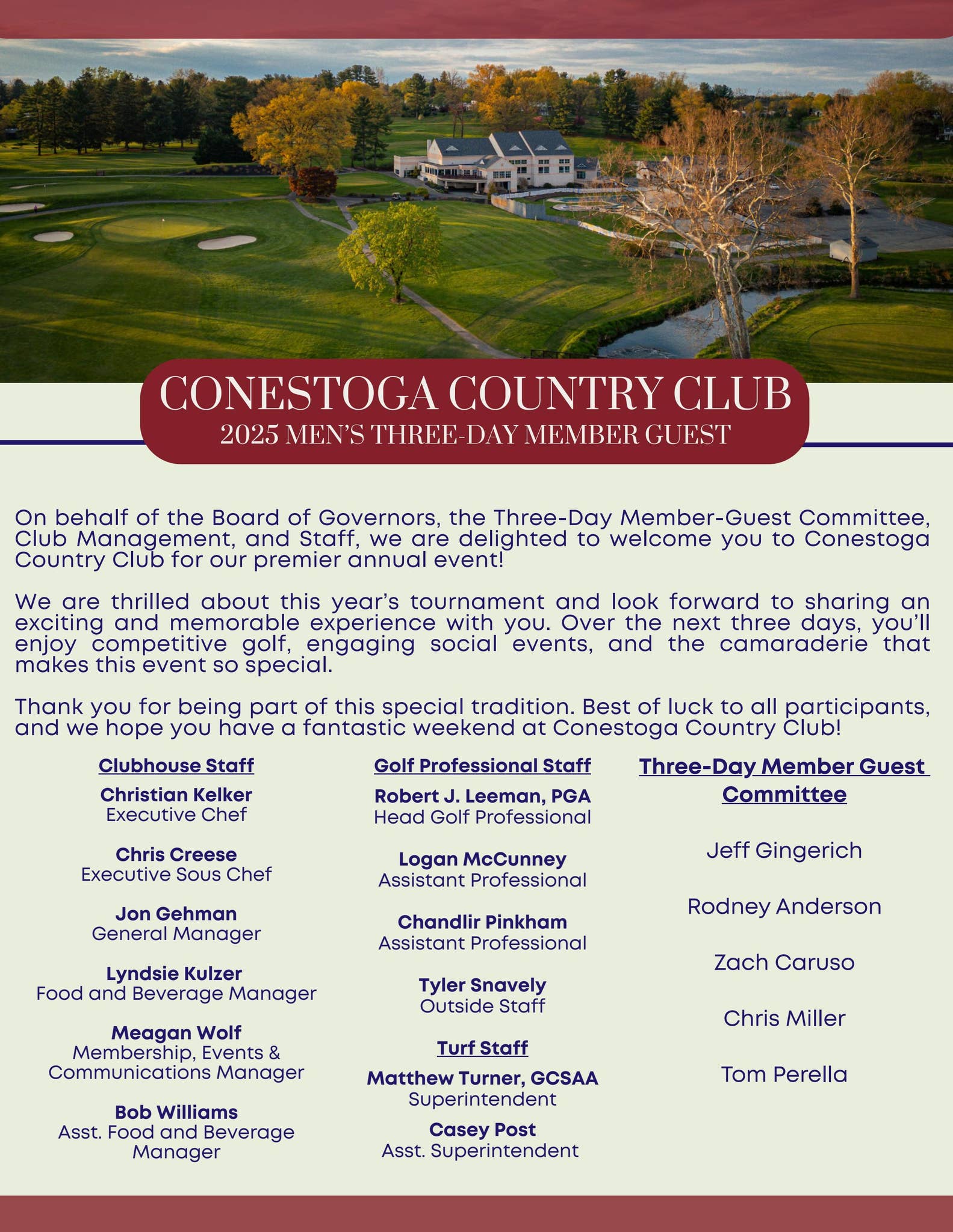 CCC 2025 Three Day Booklet by ConestogaCC - Issuu
