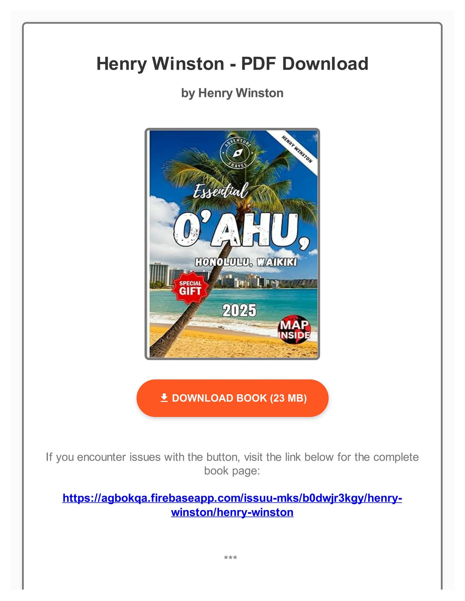 Ebook Henry Winston by Henry Winston by aprilblickpq - Issuu