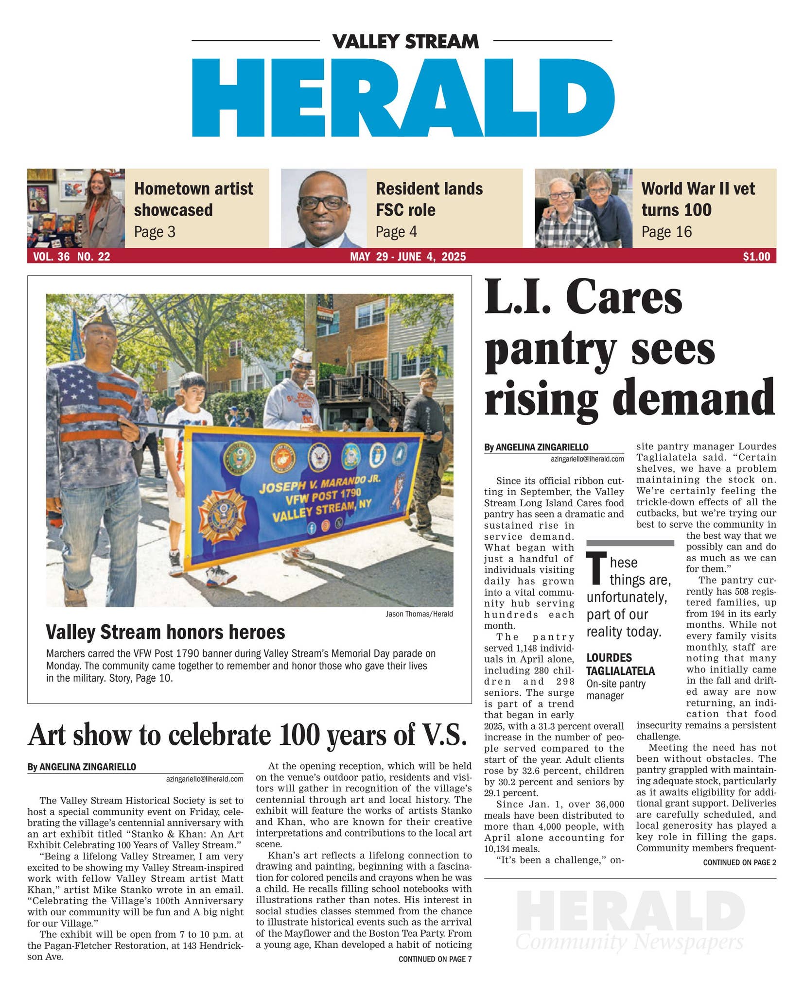 Valley Stream Herald 05-29-2025 by Richner Communications, Inc - Issuu