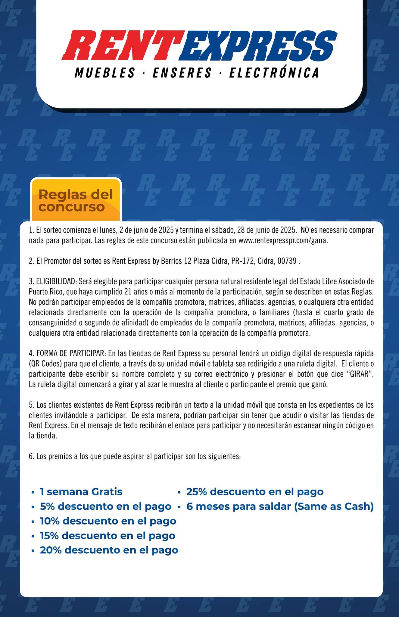 Regalas del Concurso | Rent Express by Empresas Berríos, Inc. - Issuu