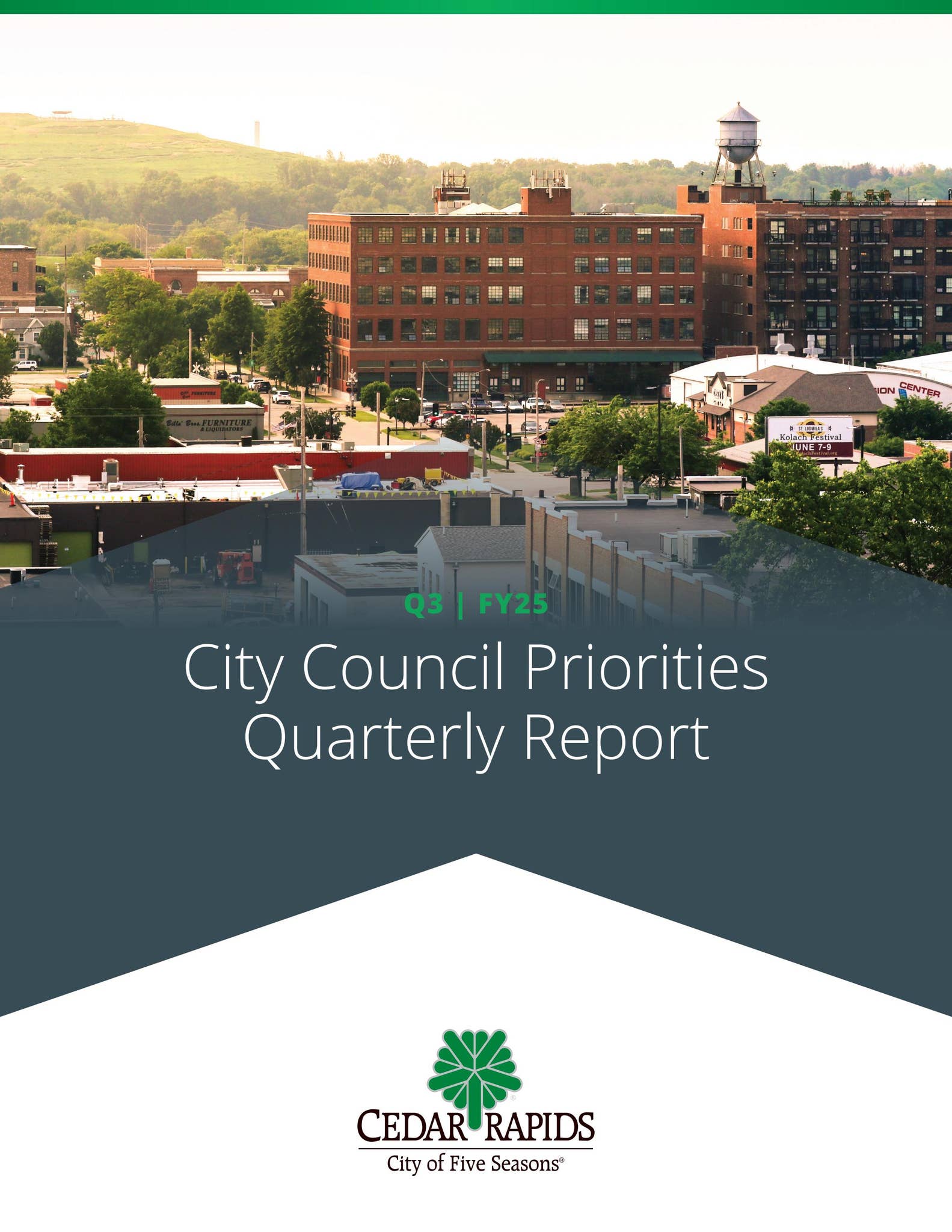 Q3 | FY25 City Council Priorities Report by City of Cedar Rapids - Issuu