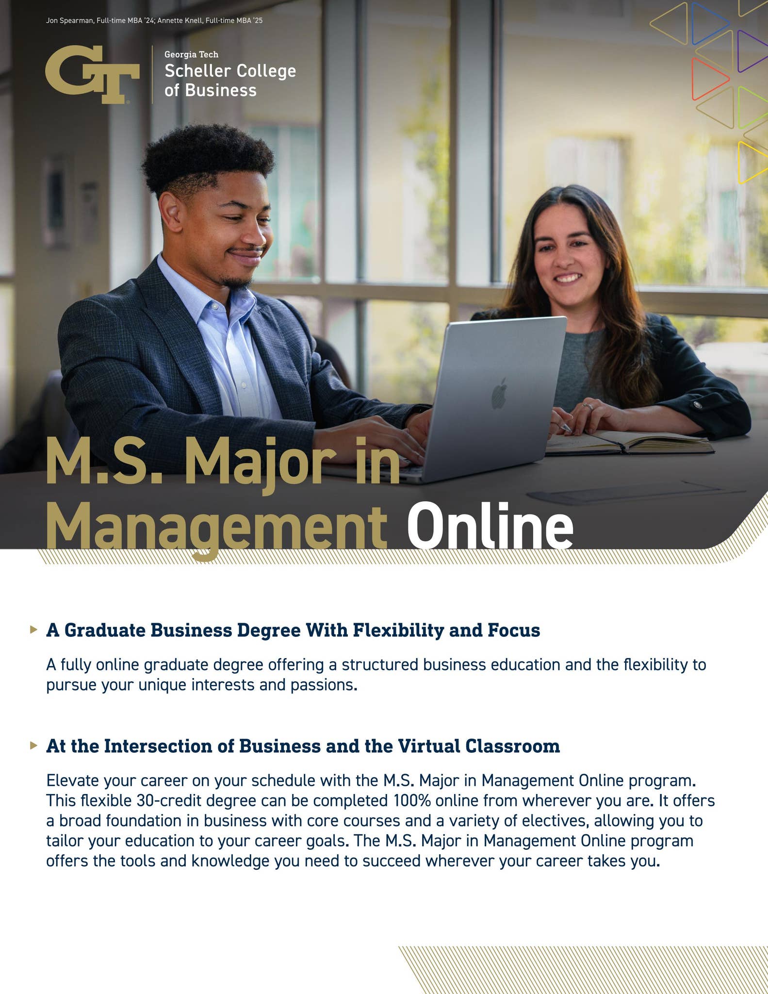 M.S. Major in Management Online by Georgia Tech Scheller College of ...