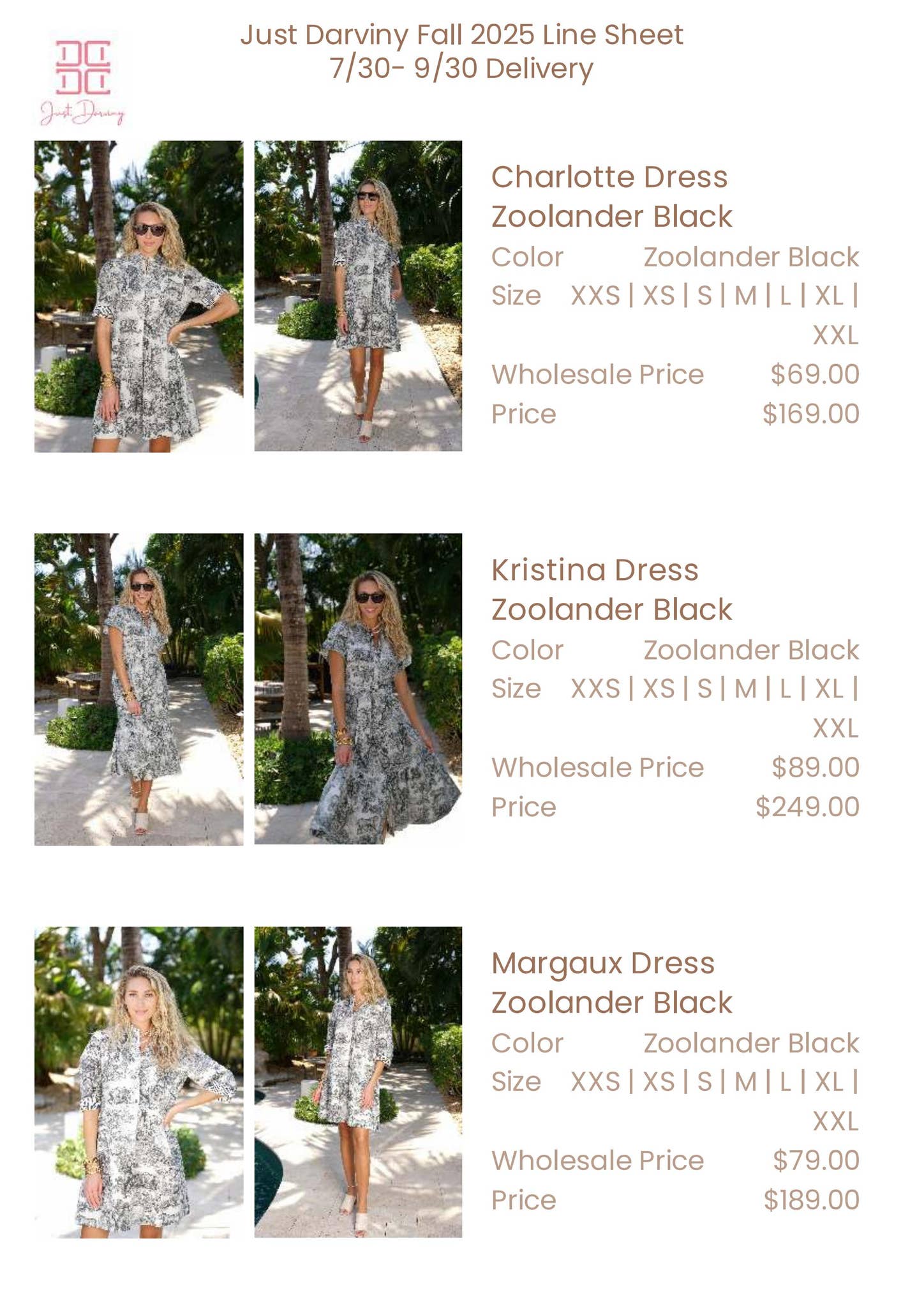 Just Darviny Fall 2025 Line Sheet by JustDarviny - Issuu