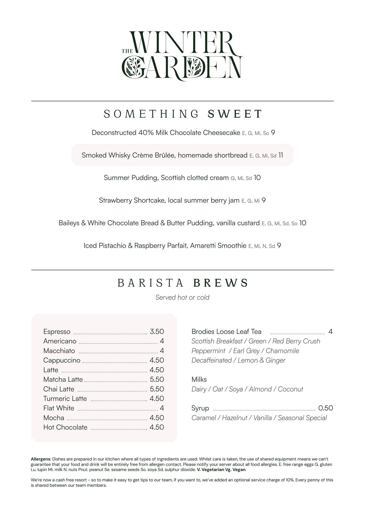 The Winter Garden | Dessert Menu | Crieff Hydro Hotel by Crieff Hydro Family of Hotels - Issuu