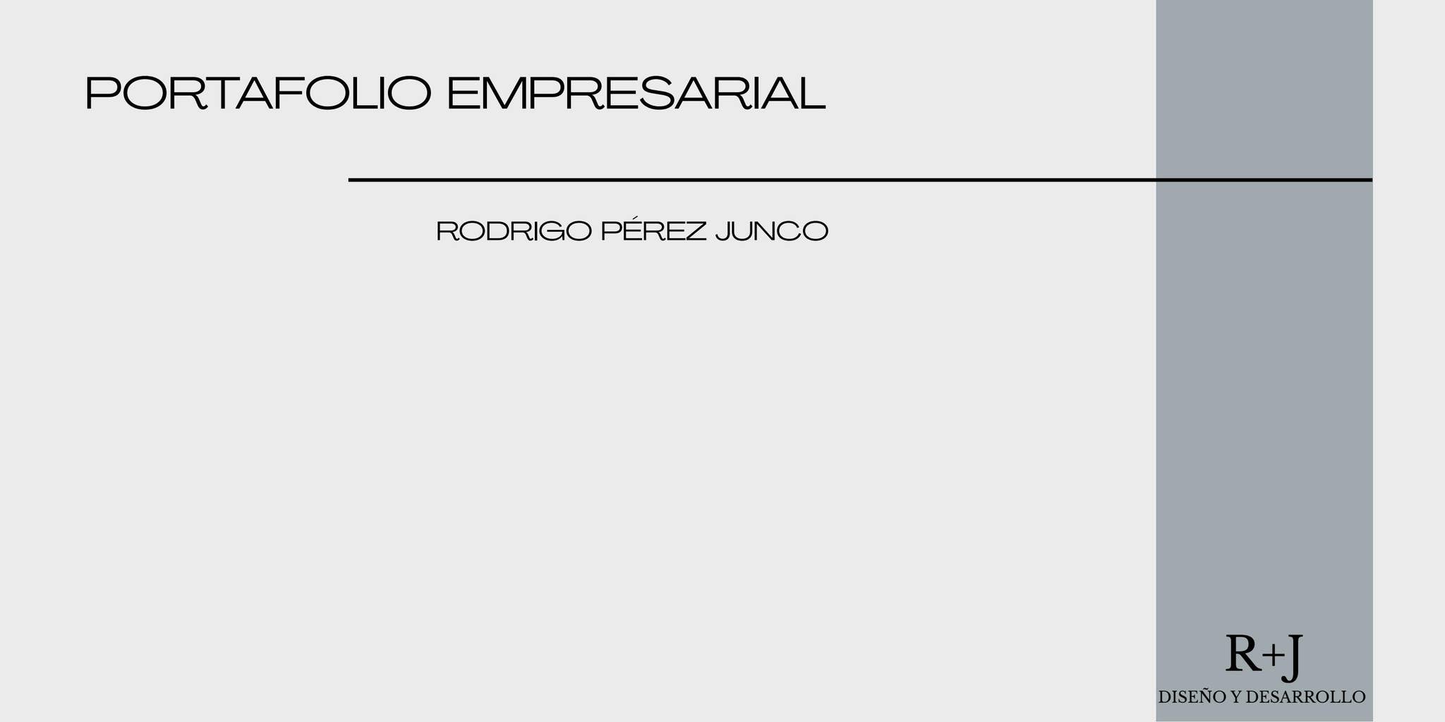PORTAFOLIO EMPRESARIAL by Rodrigo Pérez Junco - Issuu