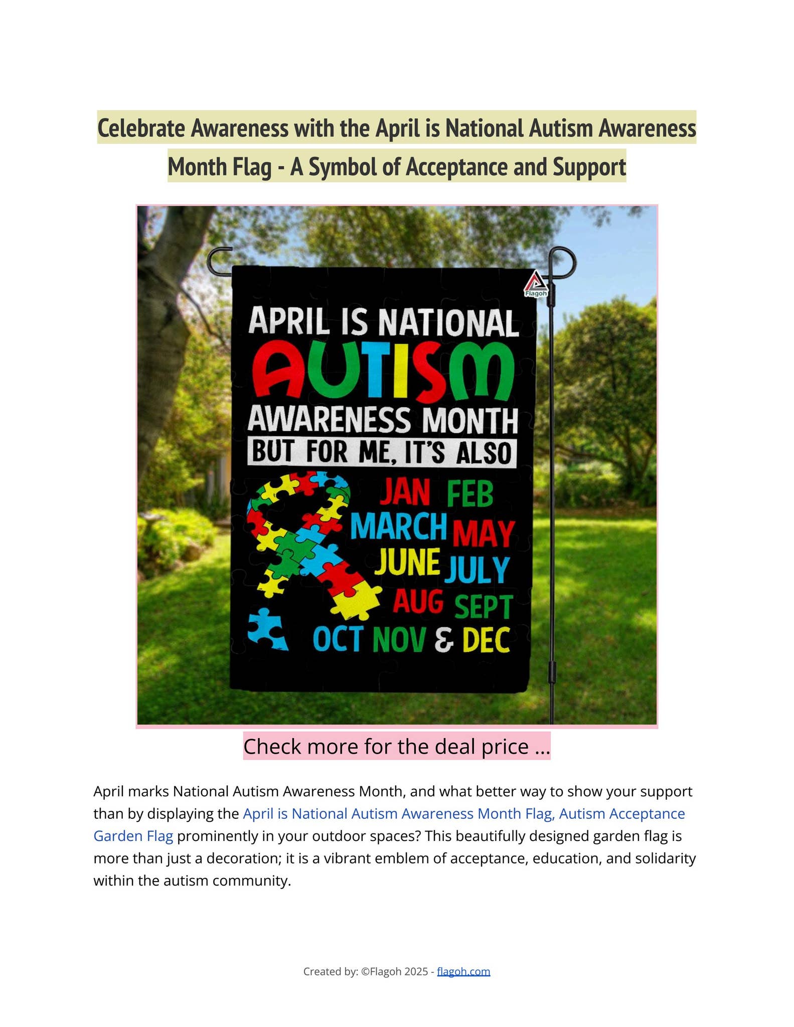 Celebrate Awareness with the April is National Autism Awareness Month ...