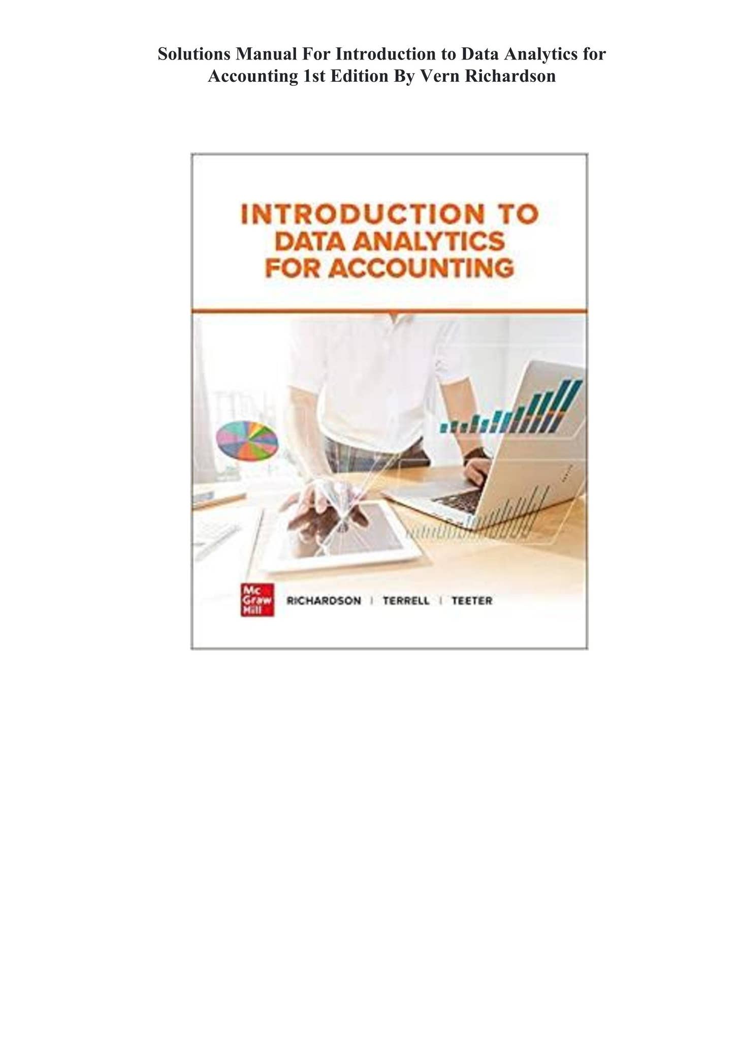 Solutions Manual For Introduction to Data Analytics for Accounting 1st ...