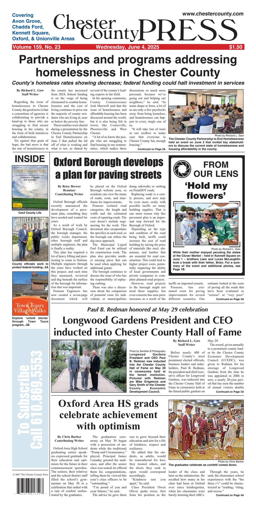 Chester County Press 06-04-2025 Edition by Ad Pro Inc. - Issuu