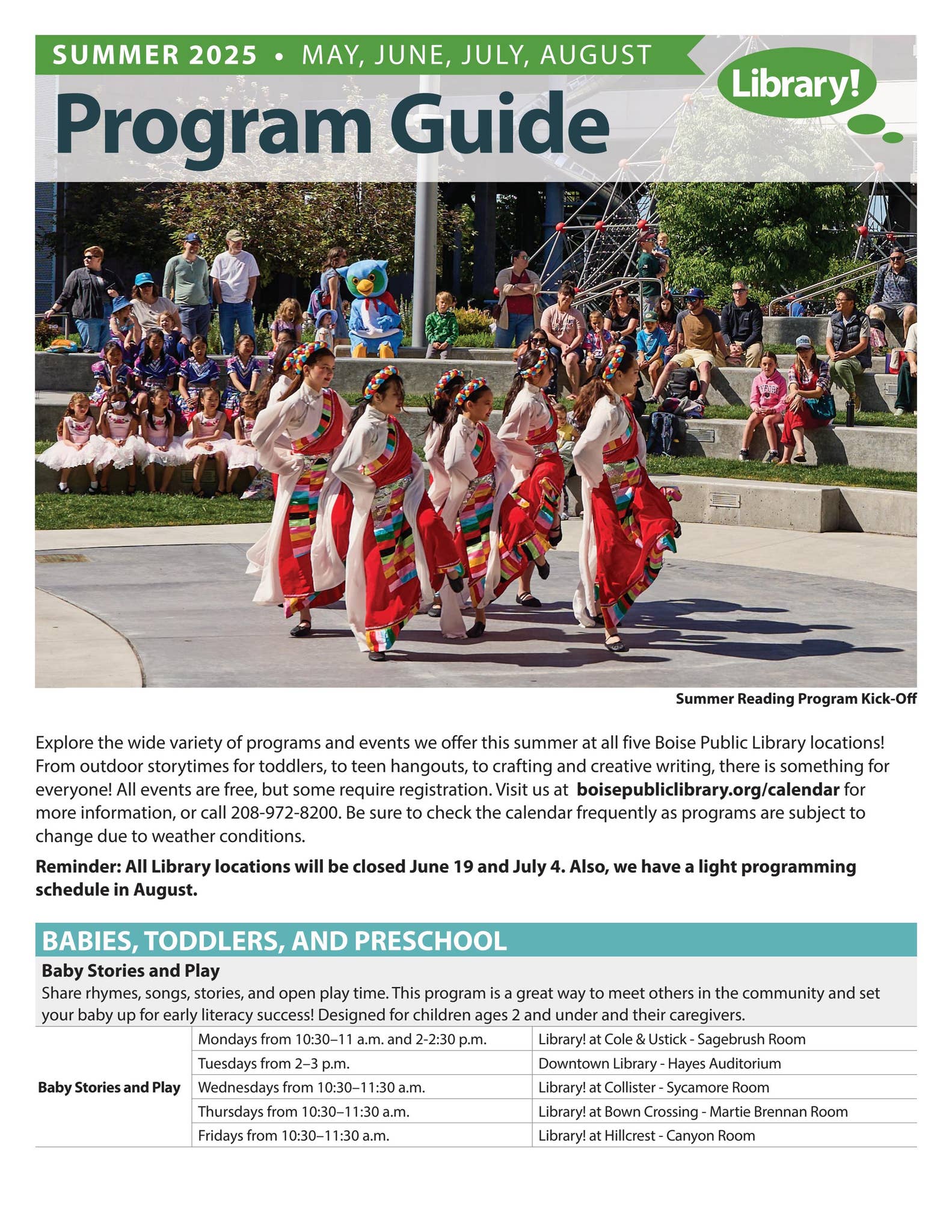 Boise Public Library - 2025 Summer Program Guide by City of Boise - Issuu