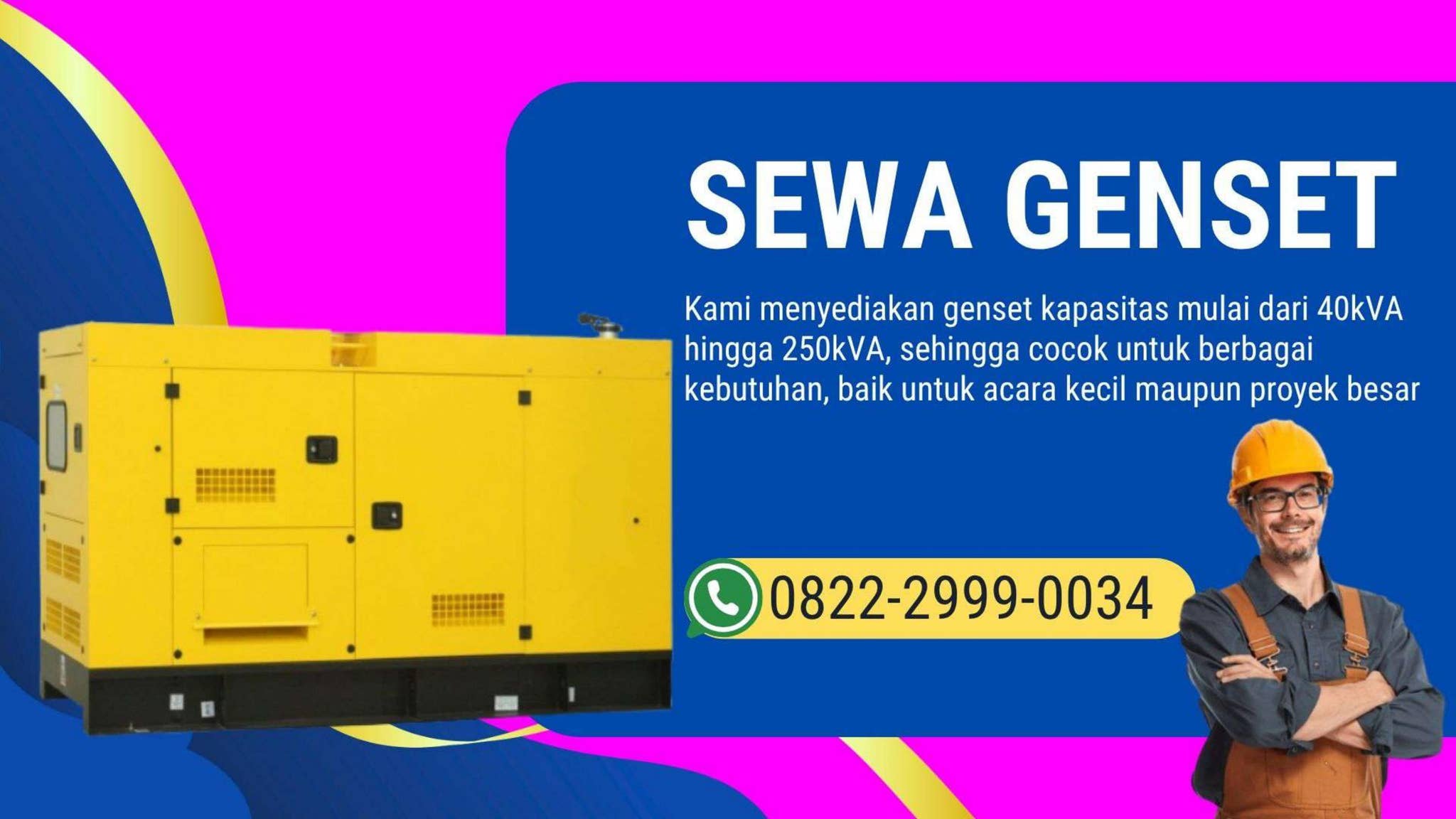 TLP/WA 0822-2999-0034 Sewa Genset Poris Gaga Baru Tangerang Harga Promo ...