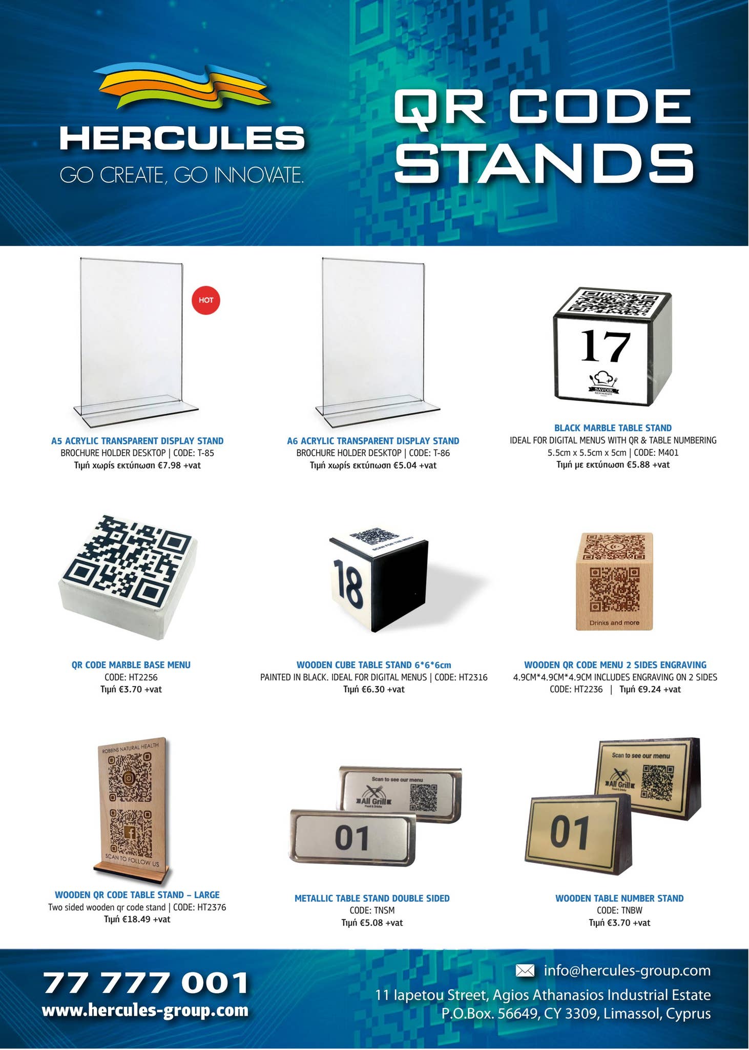 QR CODE STANDS FLYER by Hercules Group - Issuu