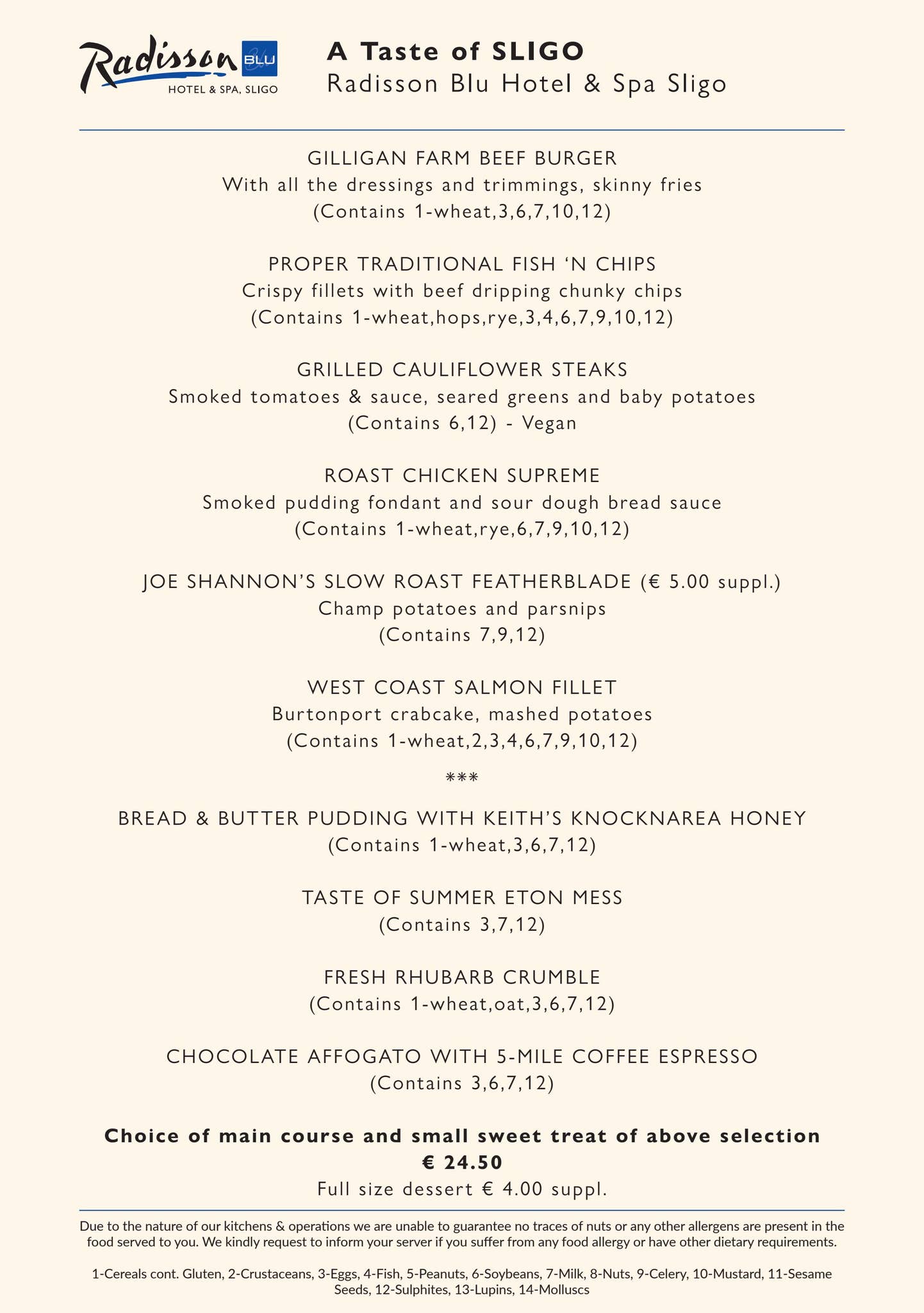 A Taste of SLIGO Menu by iNUA Hospitality - Issuu