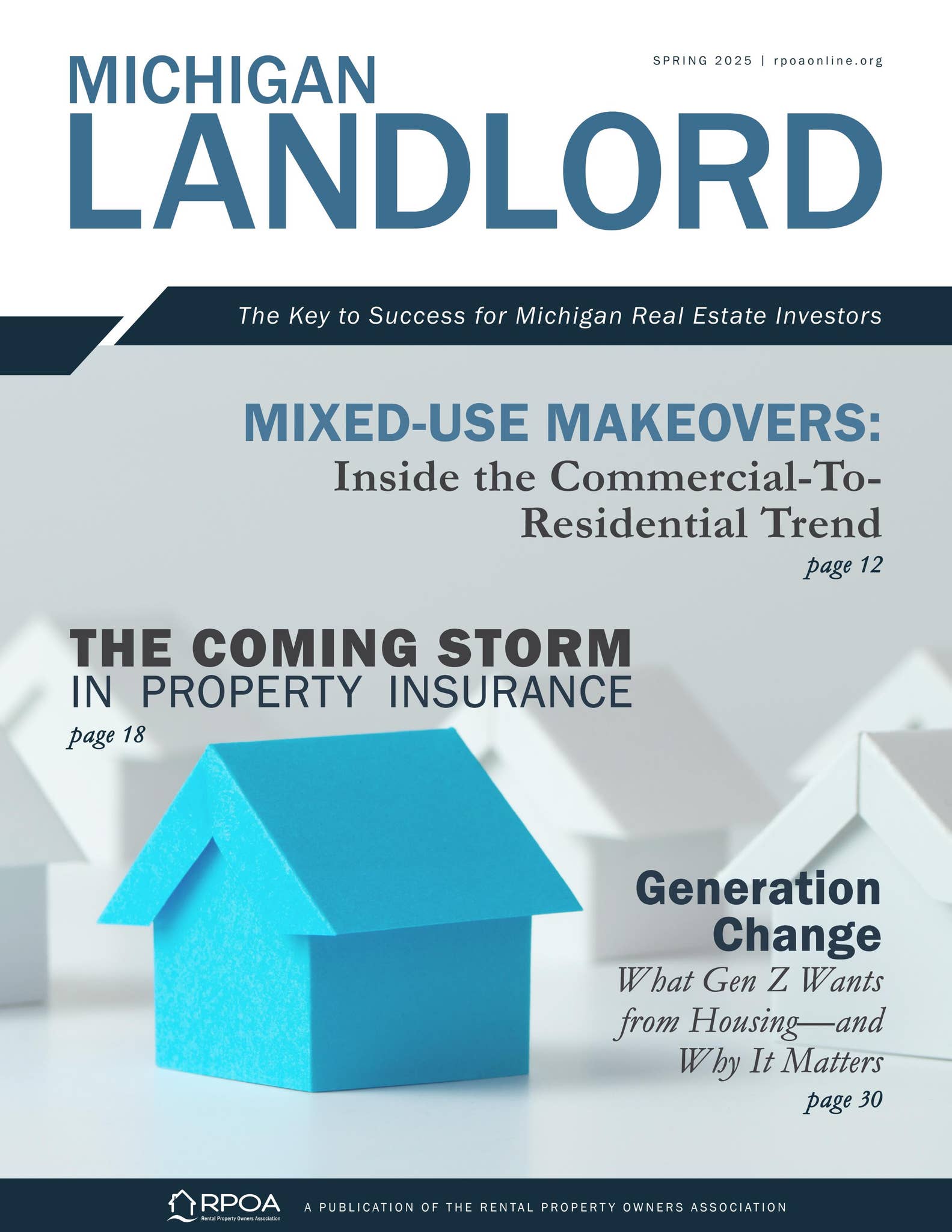 Michigan Landlord Magazine - Spring 2025 by RPOA - Issuu