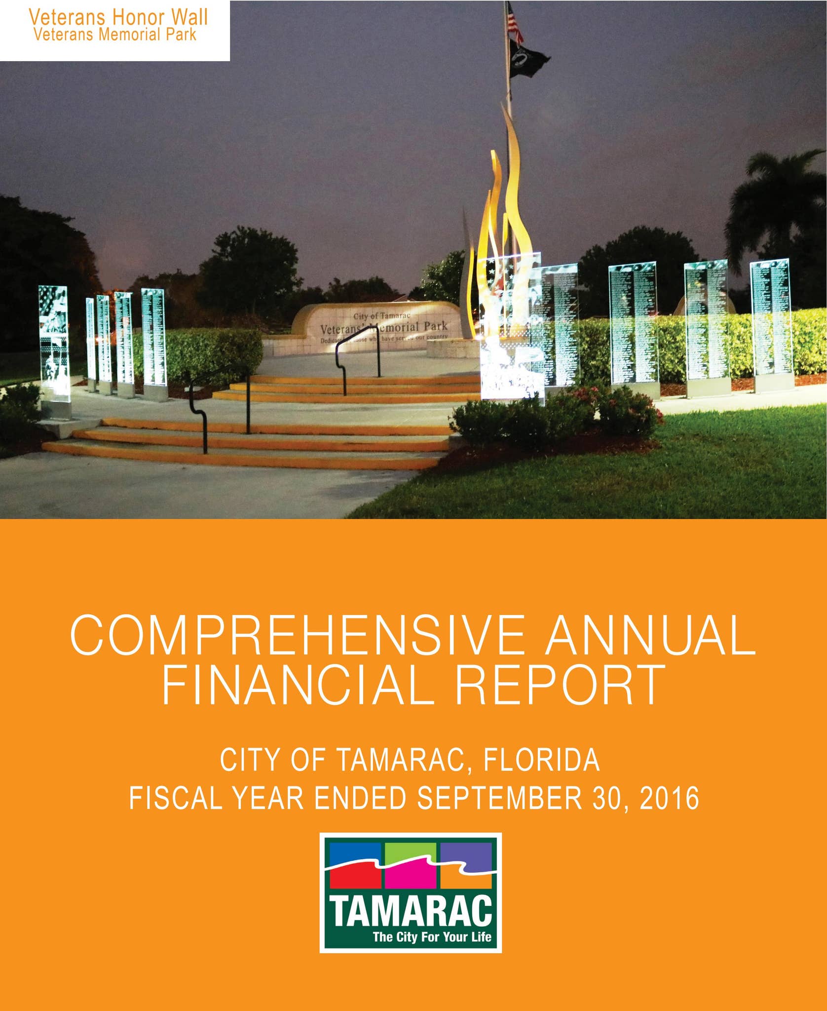 Annual Comprehensive Financial Report 2016 by City of Tamarac - Issuu