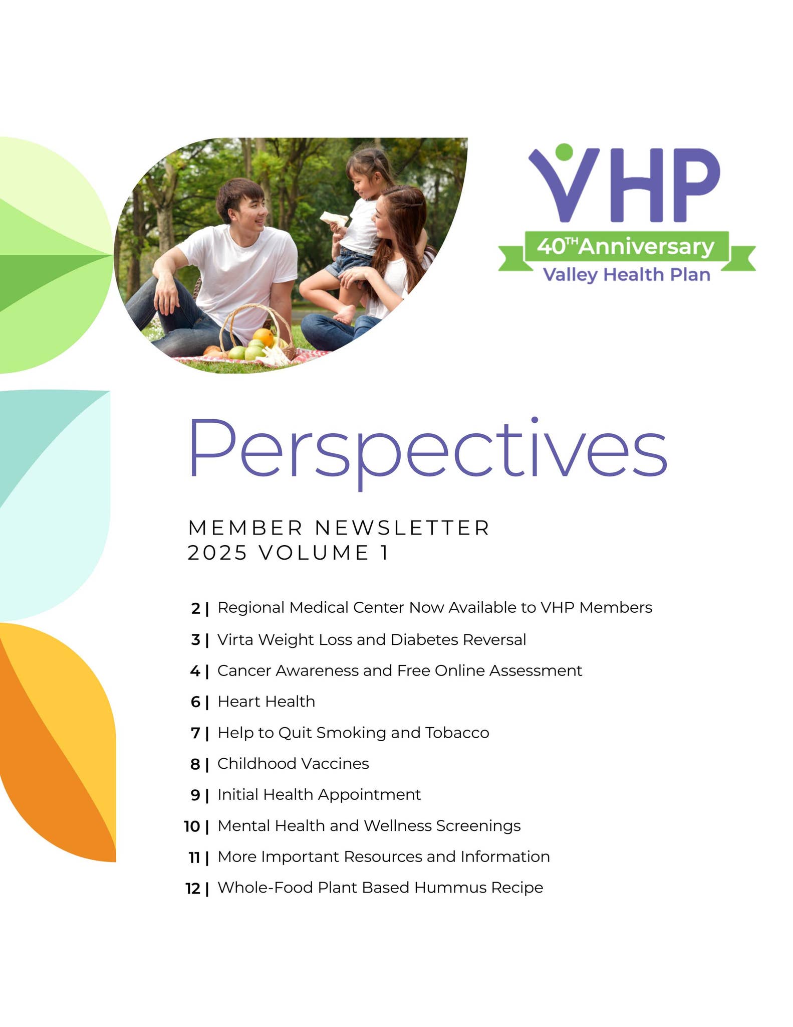 VHP Perspectives Newsletter Vol 1 2025 EN by Valley Health Plan - Issuu