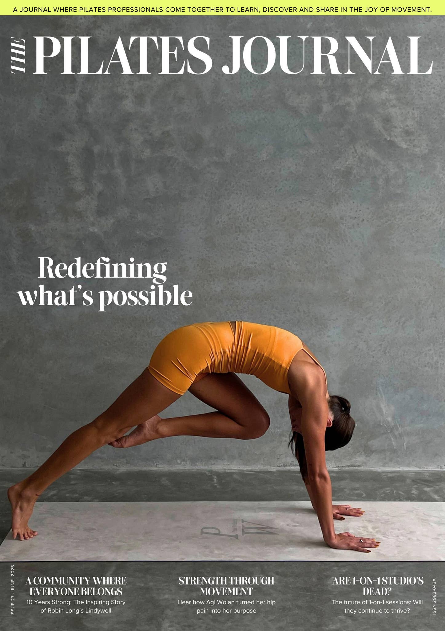 Redefining What’s Possible #27 - The Pilates Journal by The Pilates ...