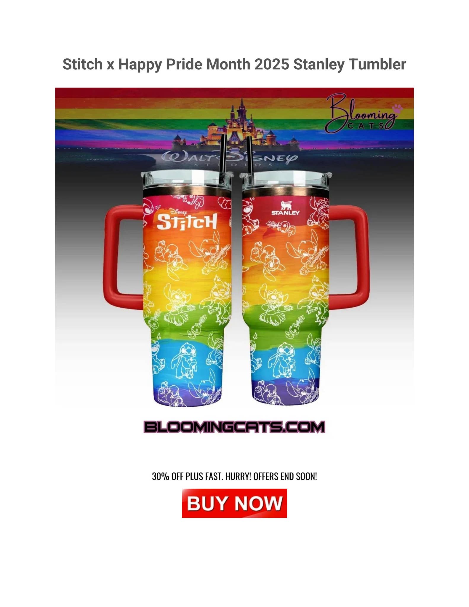 Sip with Pride – Celebrate Love with the Stitch x Happy Pride Month ...