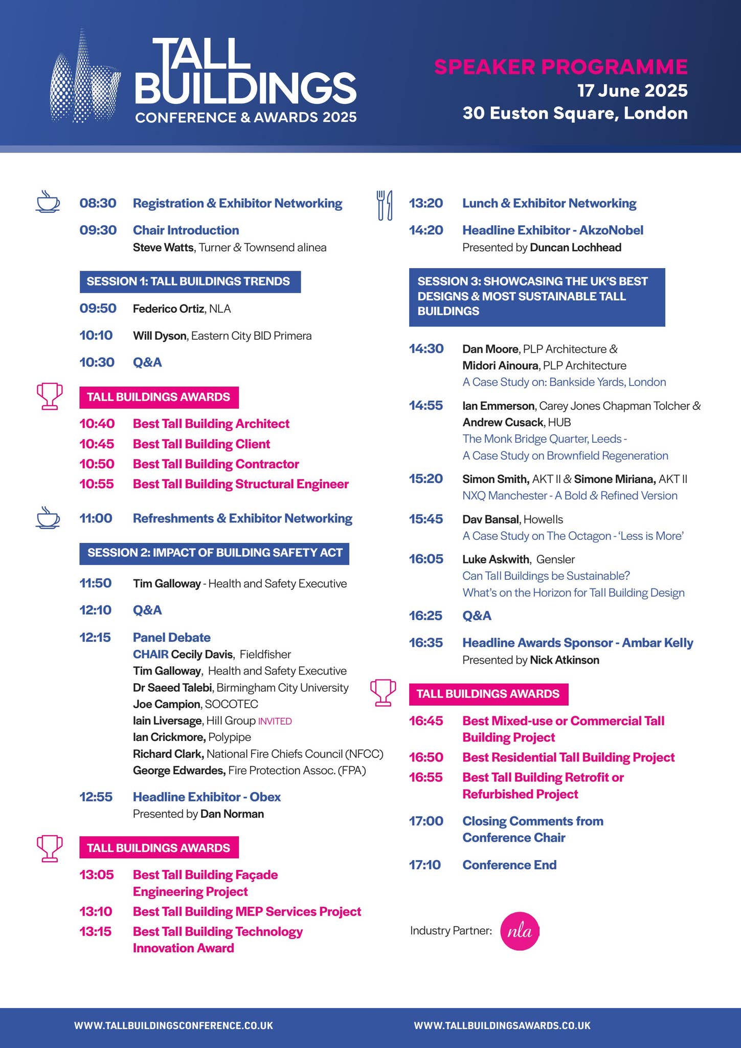 Tall Buildings Conference and Awards Speaker Programme by Radar Media ...