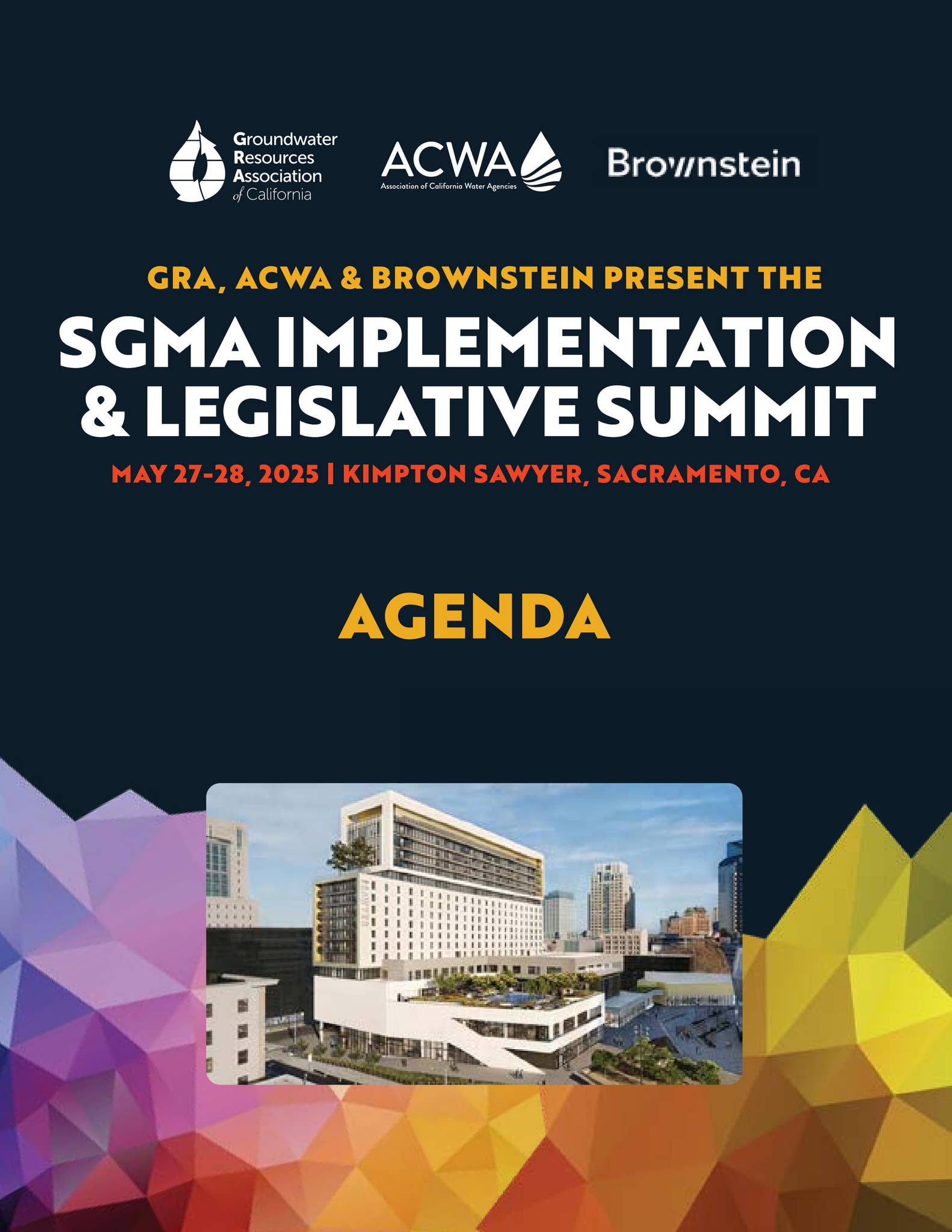 2025 GRA SGMA Implementation & Legislative Summit - Agenda by SMA ...