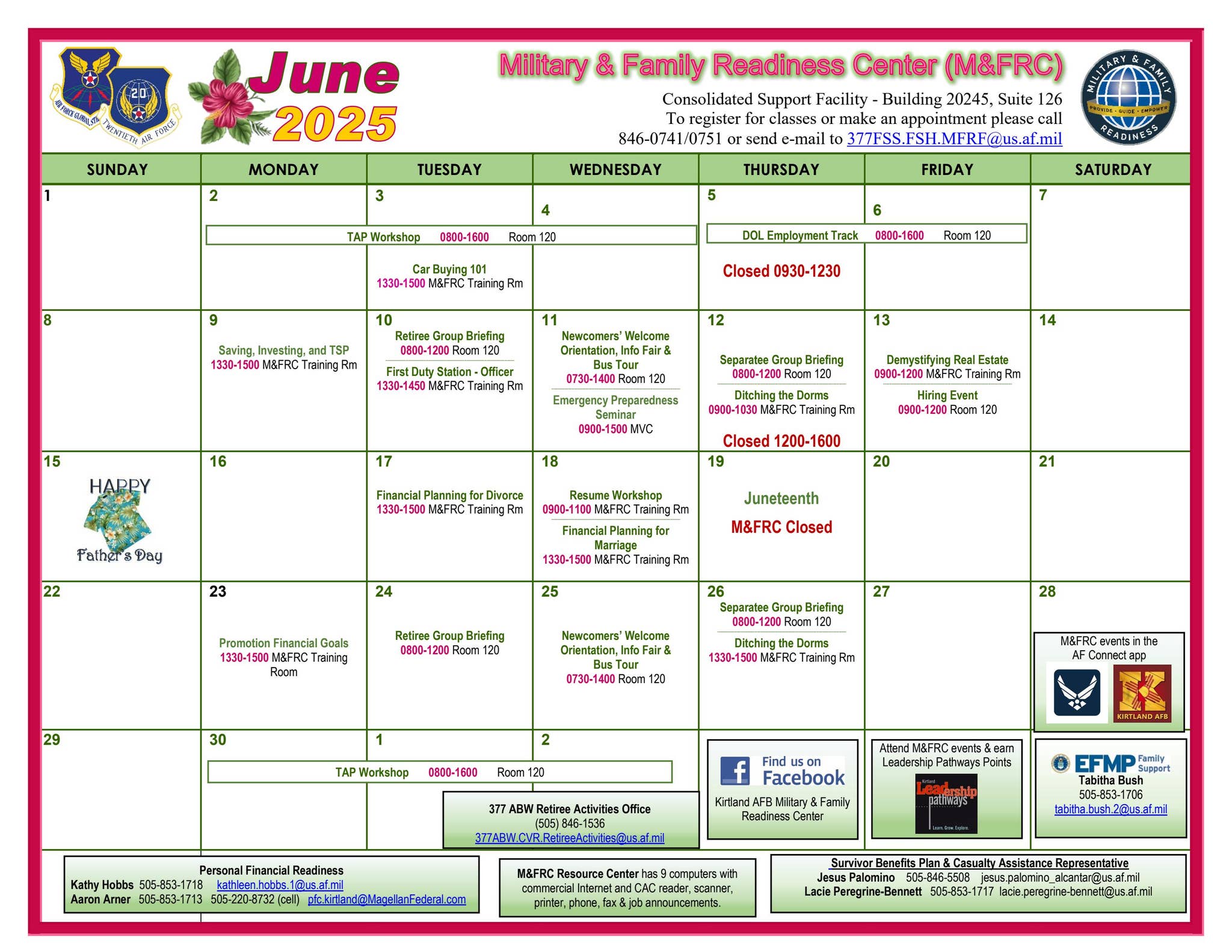 June 2025 M&FRC Calendar by 377 FSS Marketing - Issuu