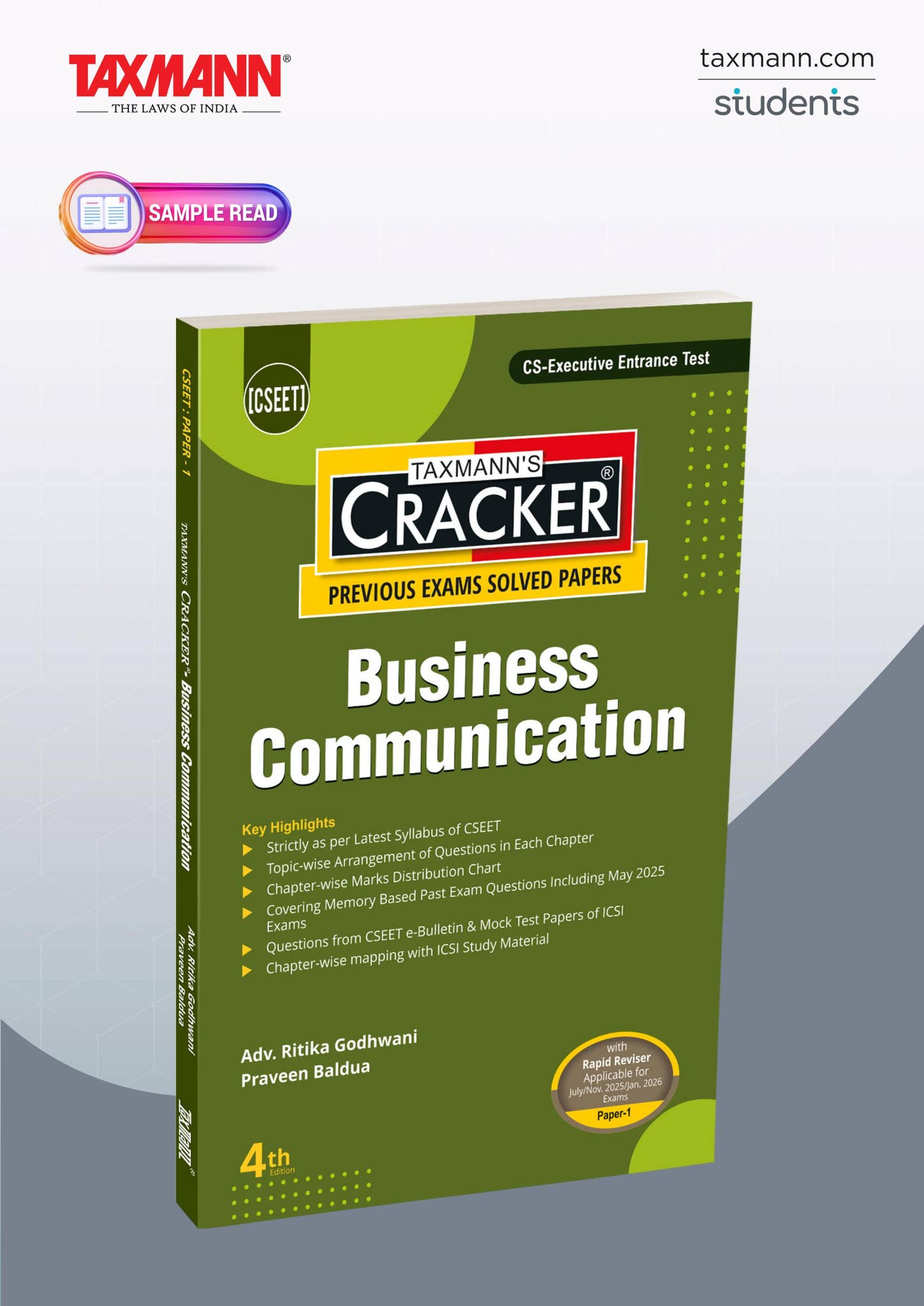 Taxmann's Business Communication (Paper 1) | CRACKER by Taxmann - Issuu