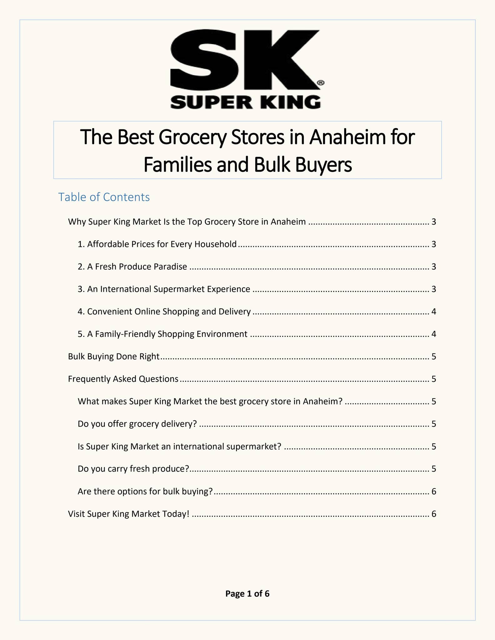 The Best Grocery Stores in Anaheim by Web Cures Digtal - Issuu
