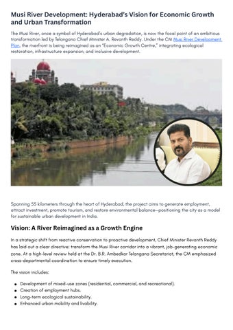 Musi River Development by openplot official - Issuu
