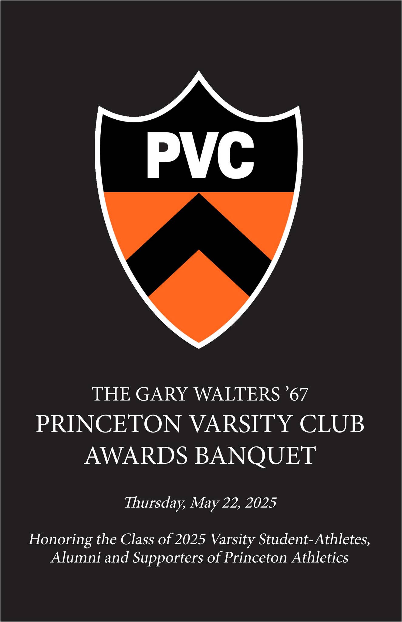 2025 Gary Walters '67 PVC Awards Banquet Event Program by Princeton ...
