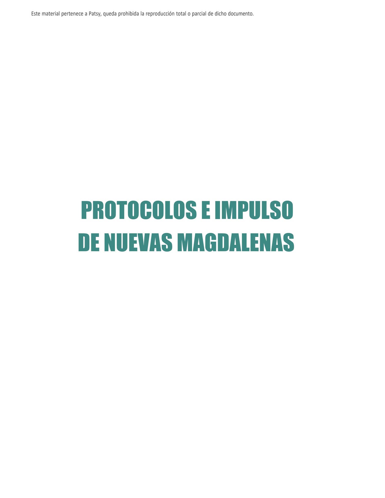 Protocolos e impulso Magdalenas by Patsy Guatemala - Issuu