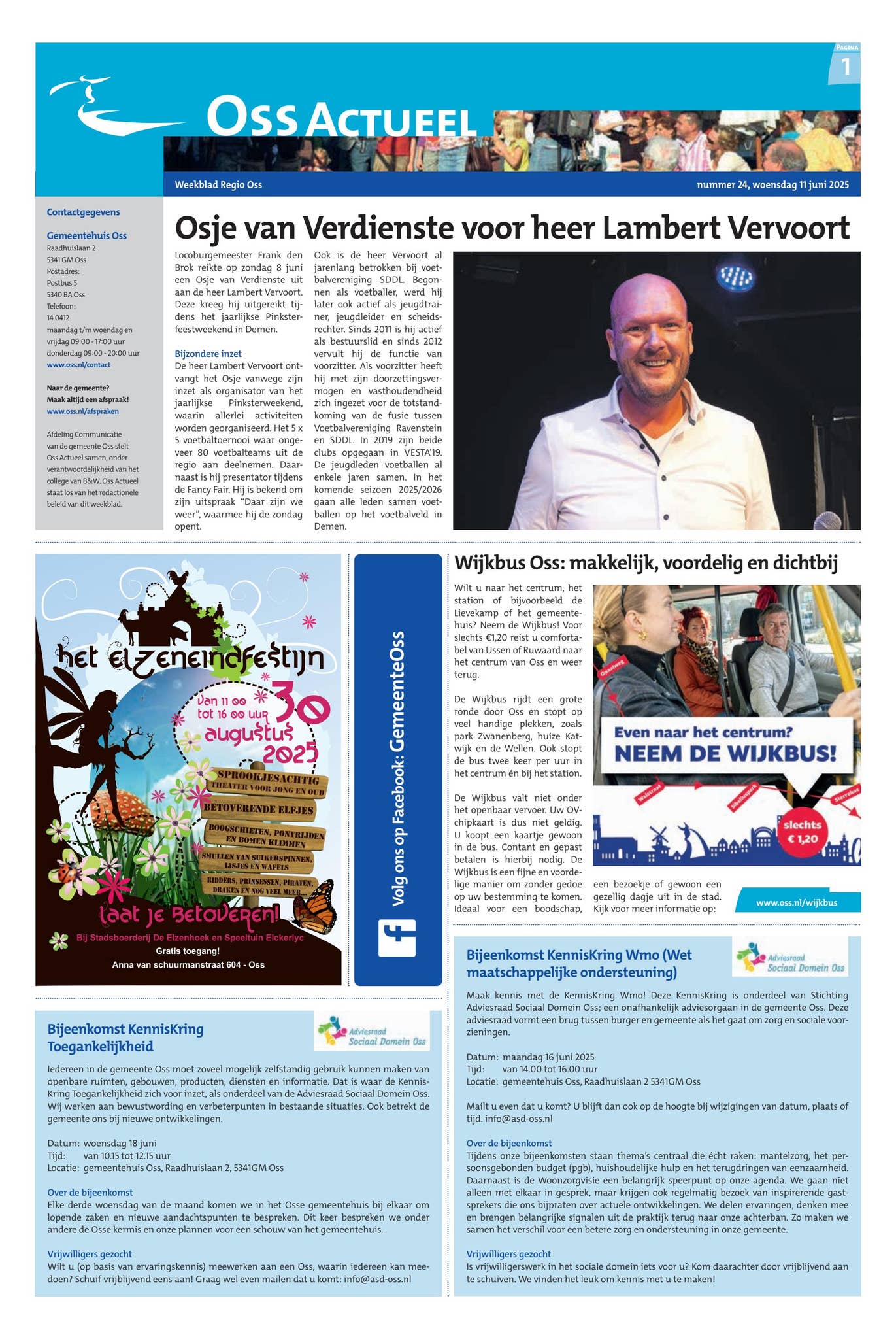 gemeente oss week 24 2025 by Het Mediacentrum - Issuu