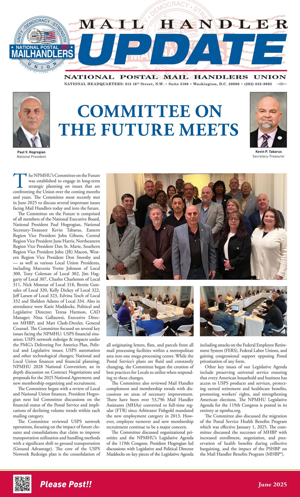 June 2025 by National Postal Mail Handlers Union - Issuu