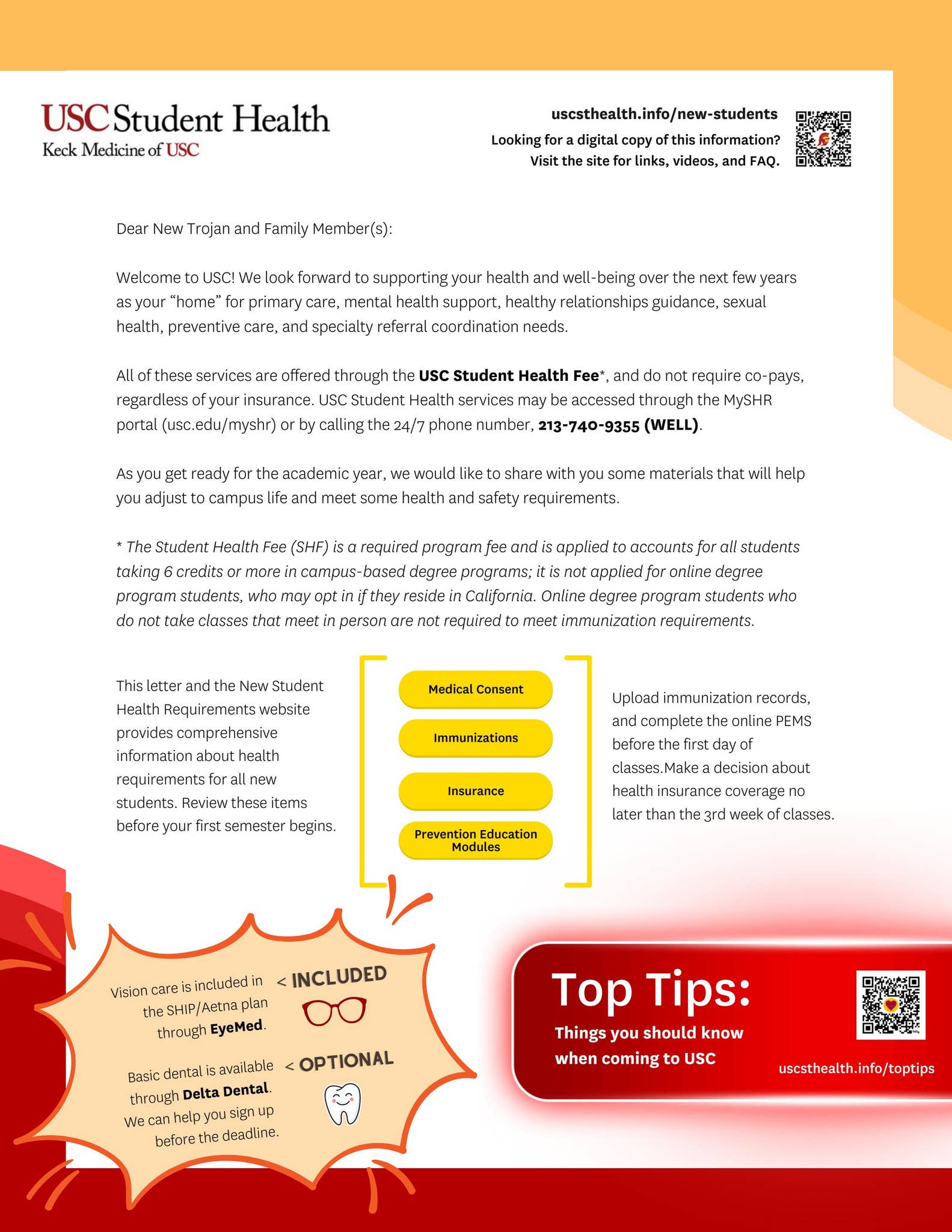 New Student Welcome Letter 2025-2026 by USC Campus Health - Issuu