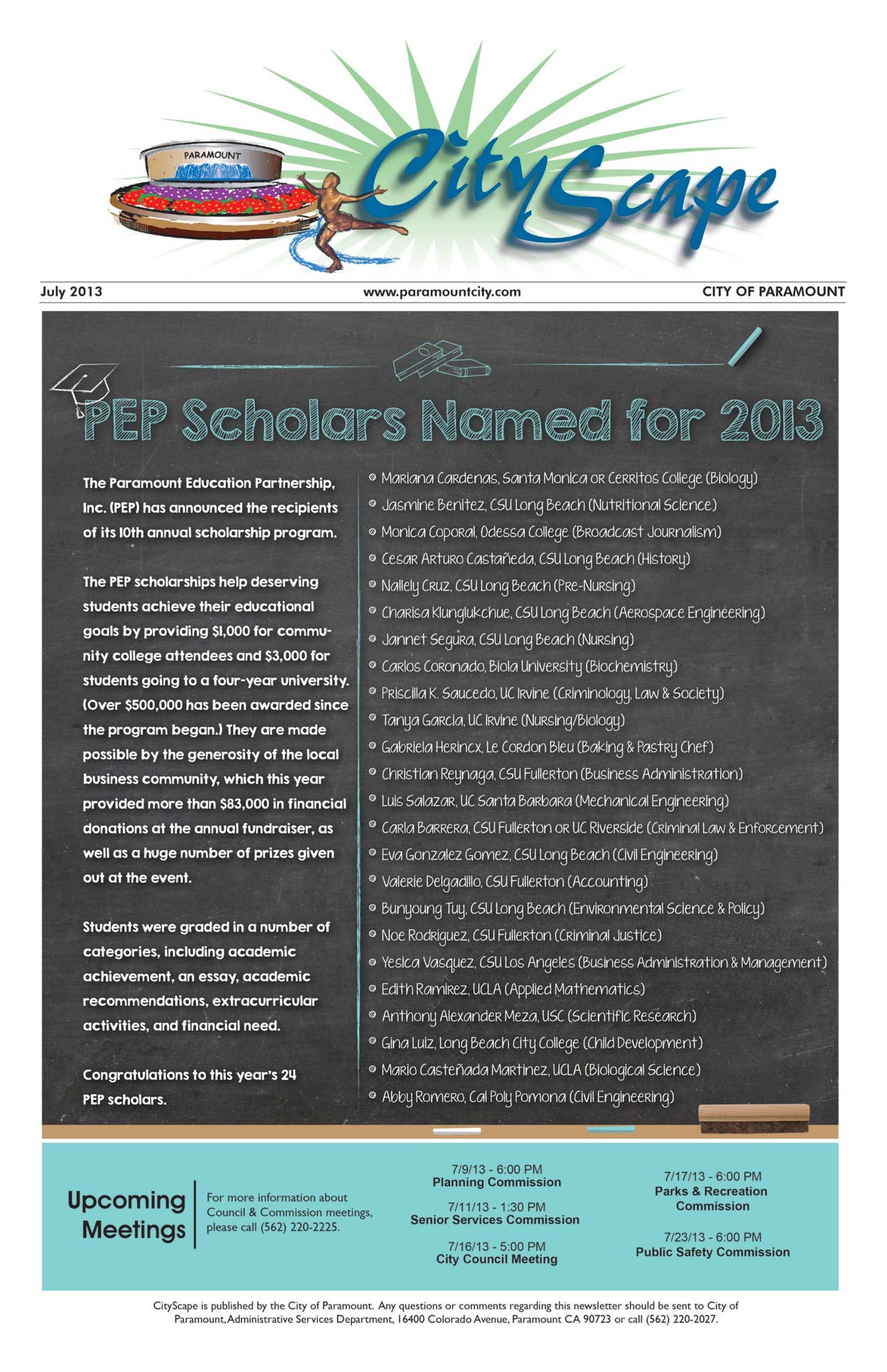 CityScape July 2013 by City of Paramount - Issuu