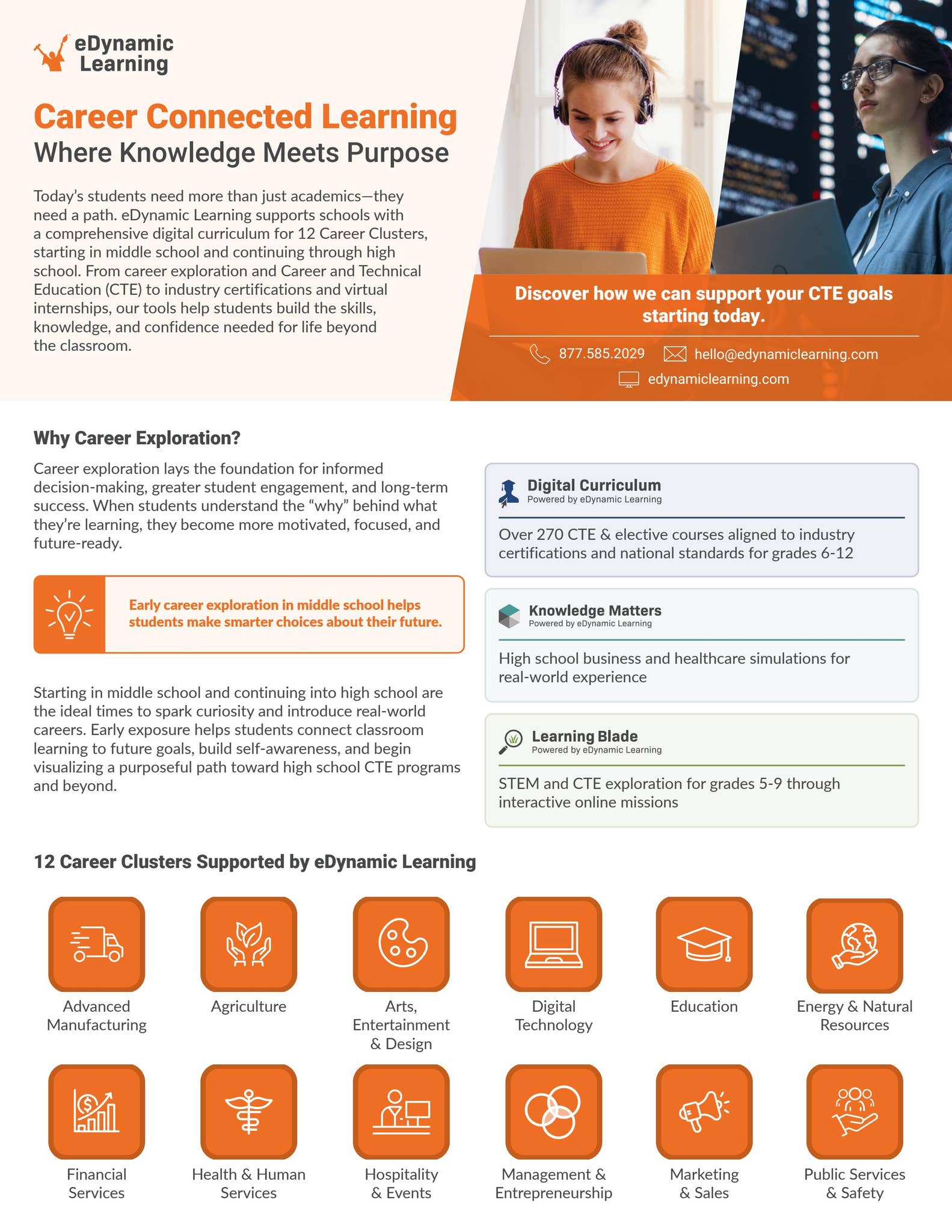 eDL_Generic_Flyers_CTE Pathways by edynamiclearning - Issuu