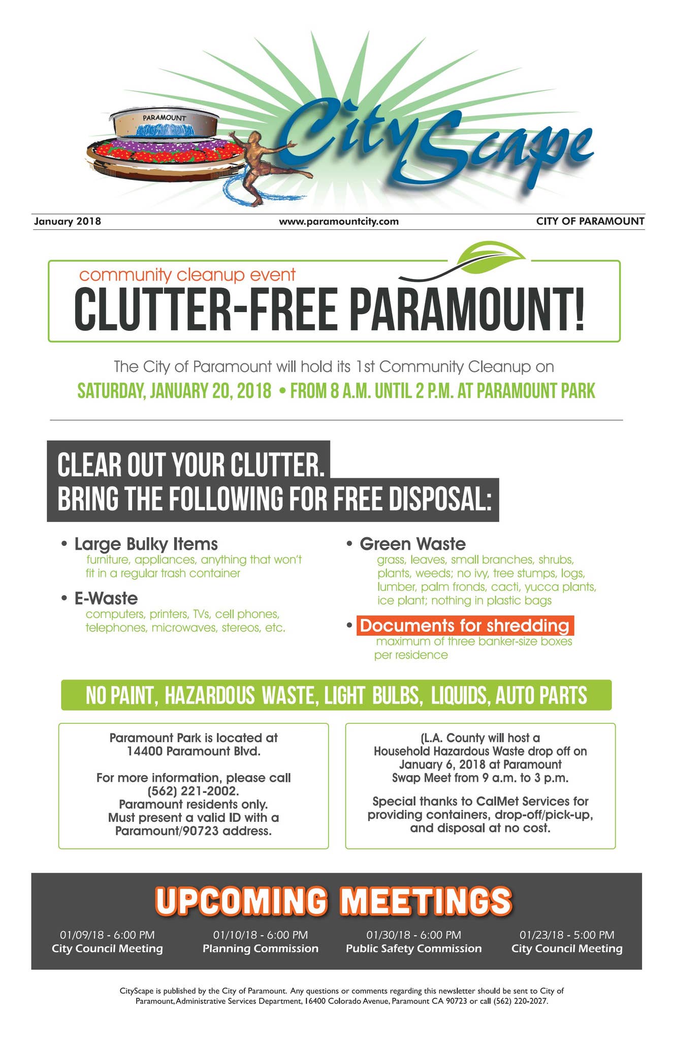 CityScape January 2018 by City of Paramount - Issuu