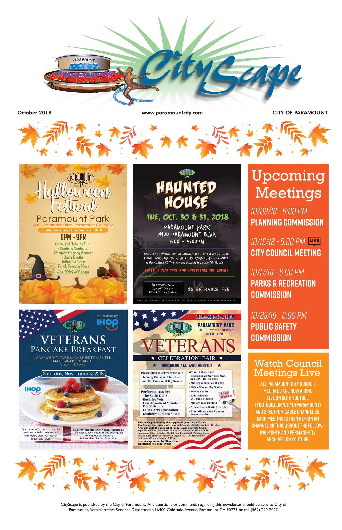 CityScape October 2018 by City of Paramount - Issuu