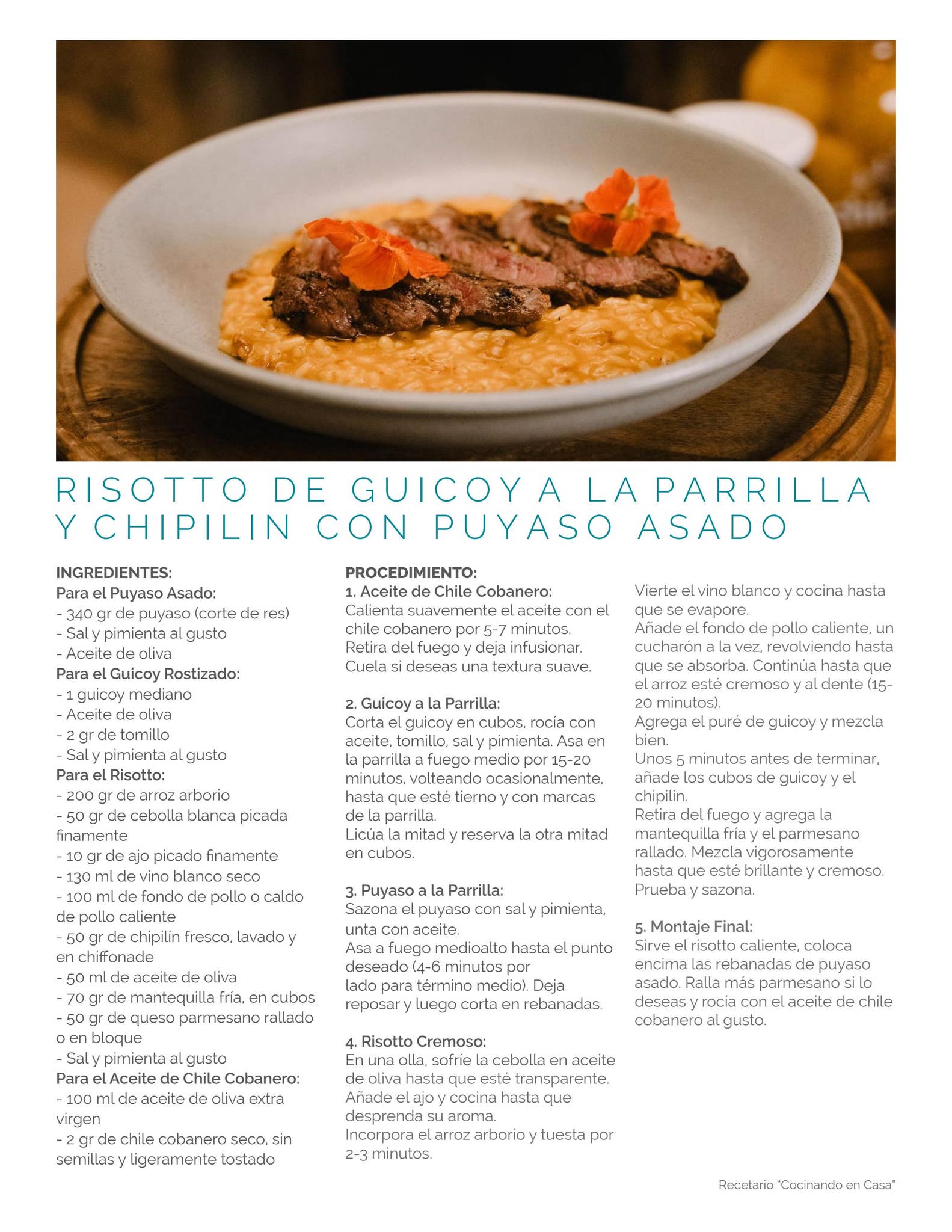 Risotto de Guicoy a la parrilla con payaso by fundanovella - Issuu