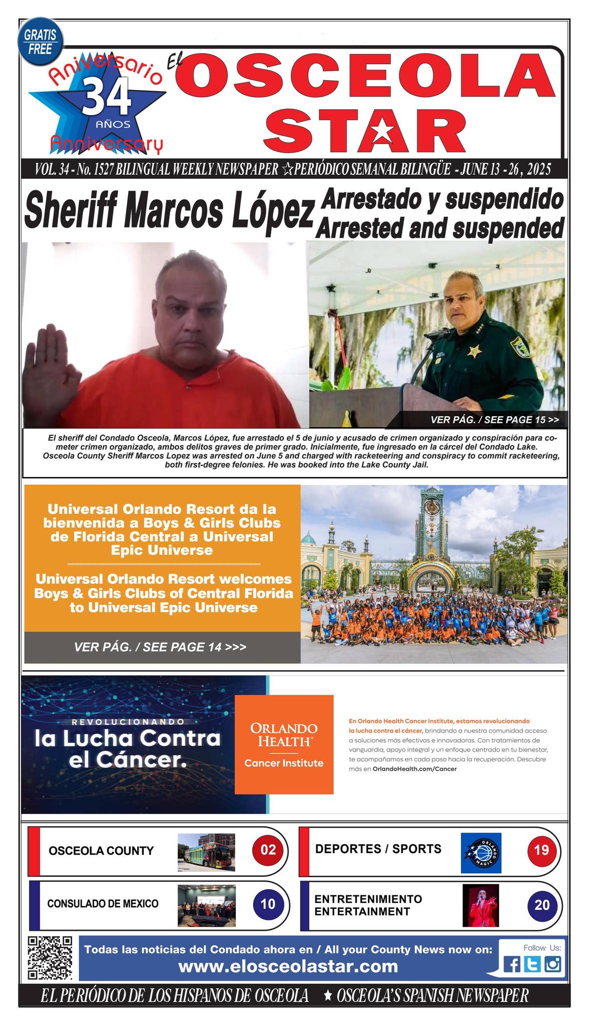 EDITION 1527 - El Osceola Star Newspaper, June 13 - 26, 2025 by El ...