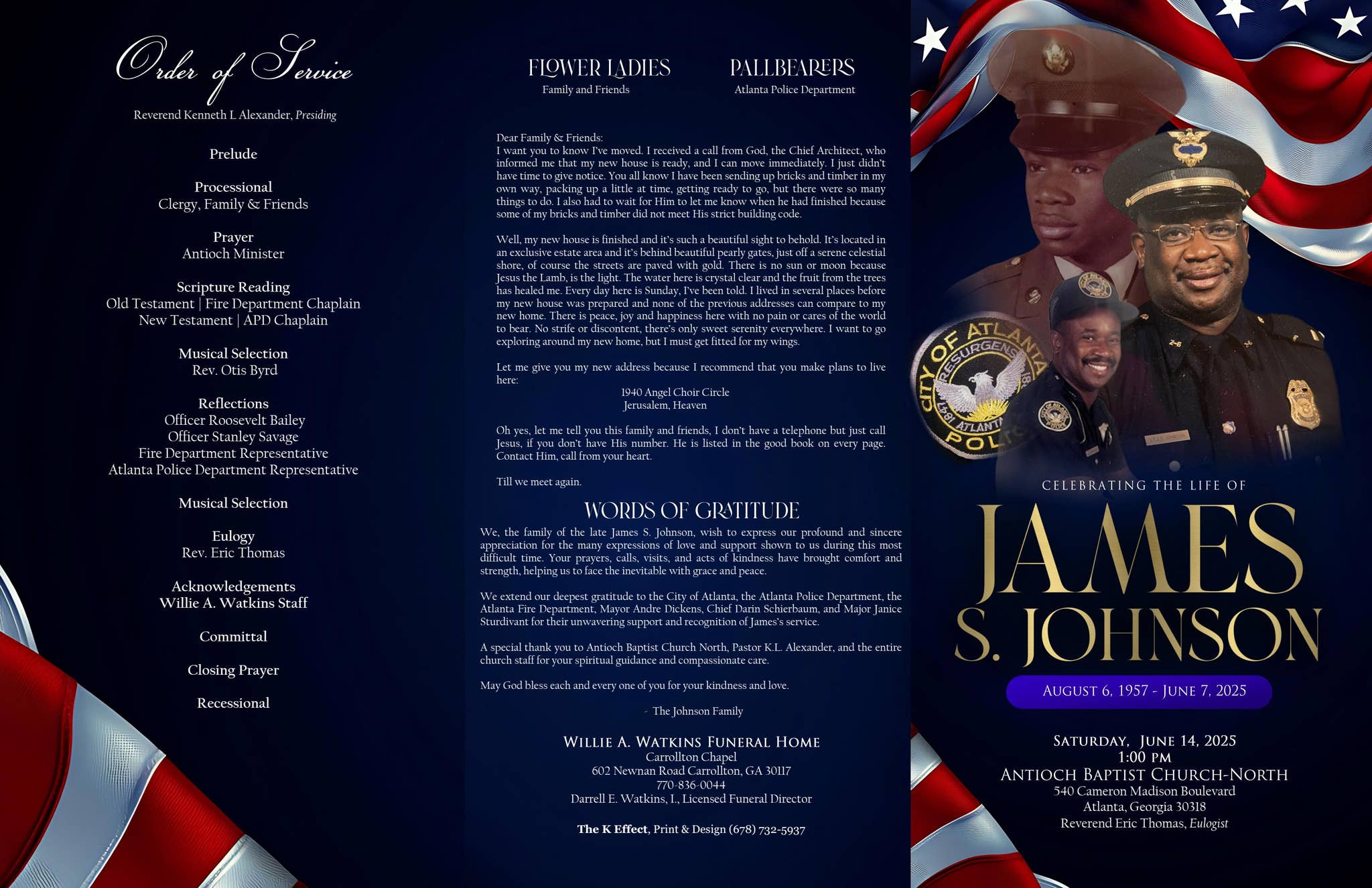 Mr. James Johnson Life Celebration Program by The K Effect - Issuu