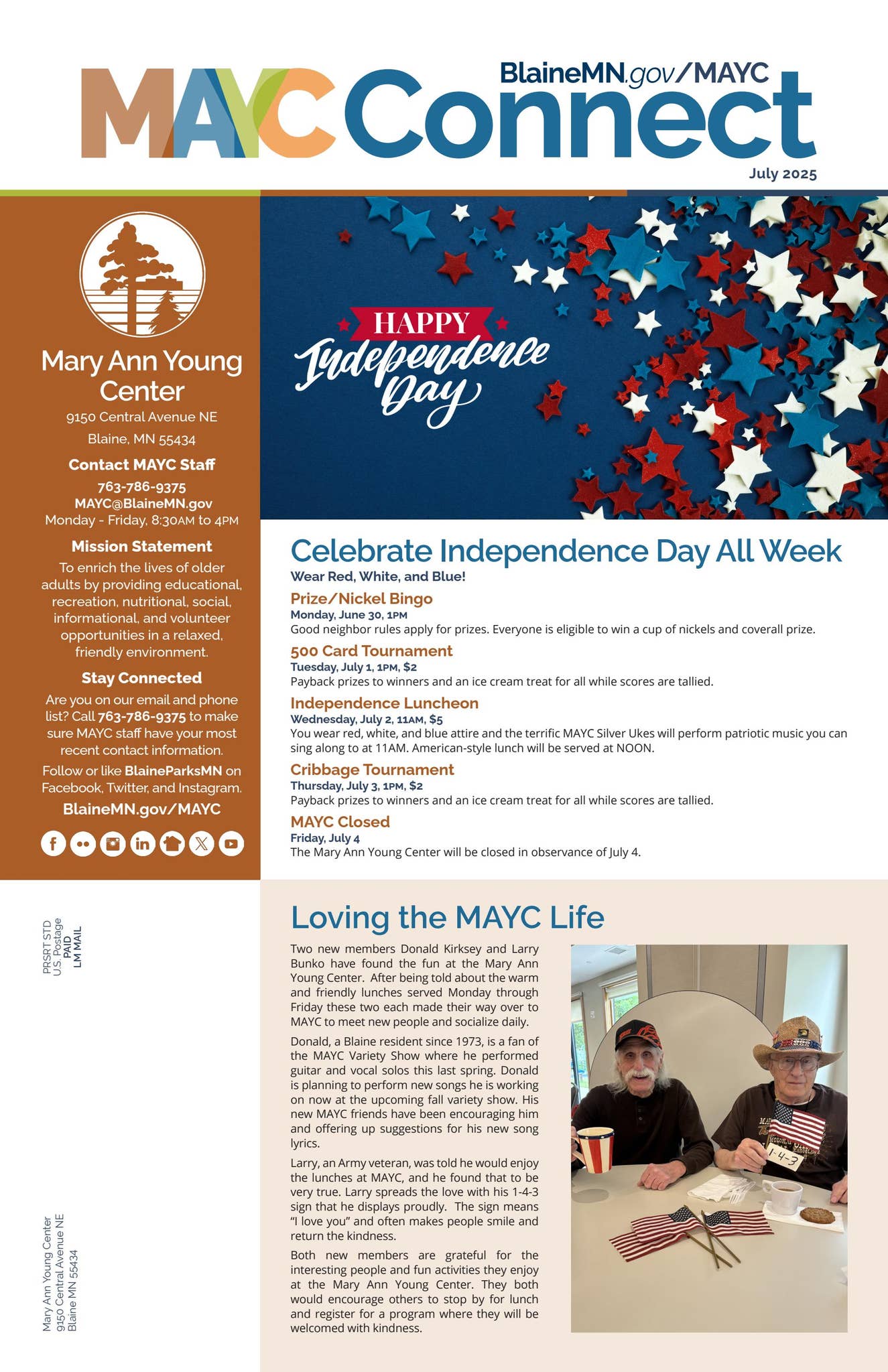 MAYC Connect - July 2025 by City of Blaine - Issuu