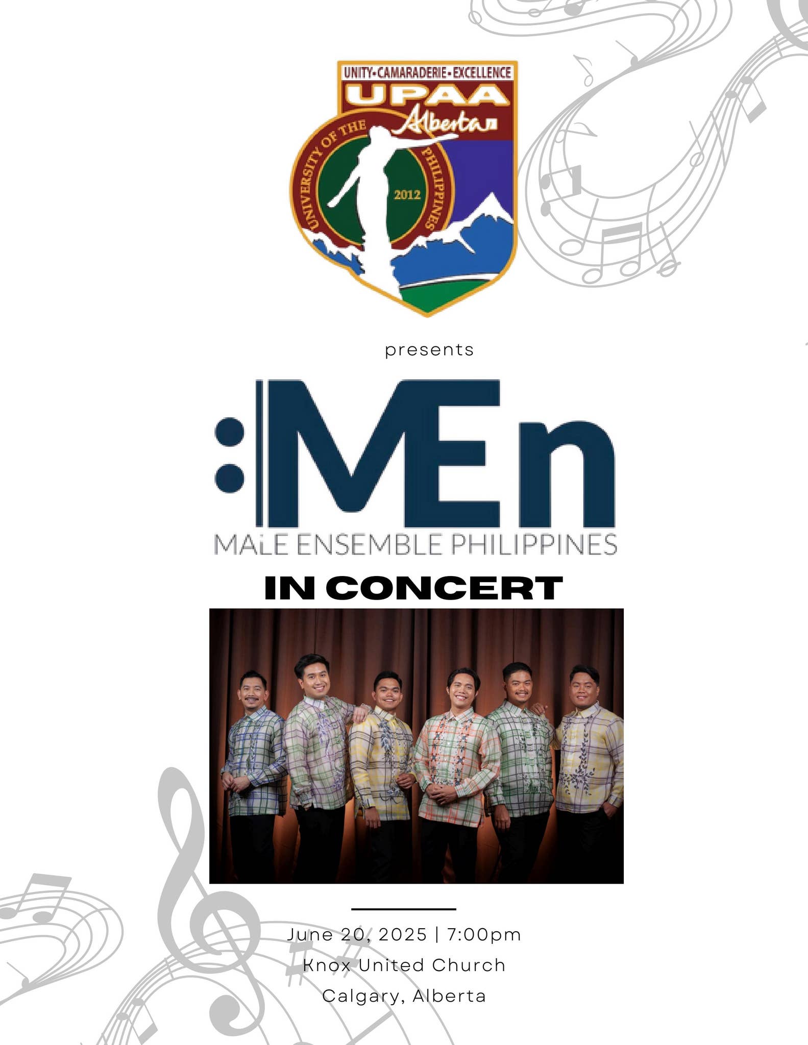 MEn (Male Ensemble Philippines) Concert Programme by micadelrosario - Issuu